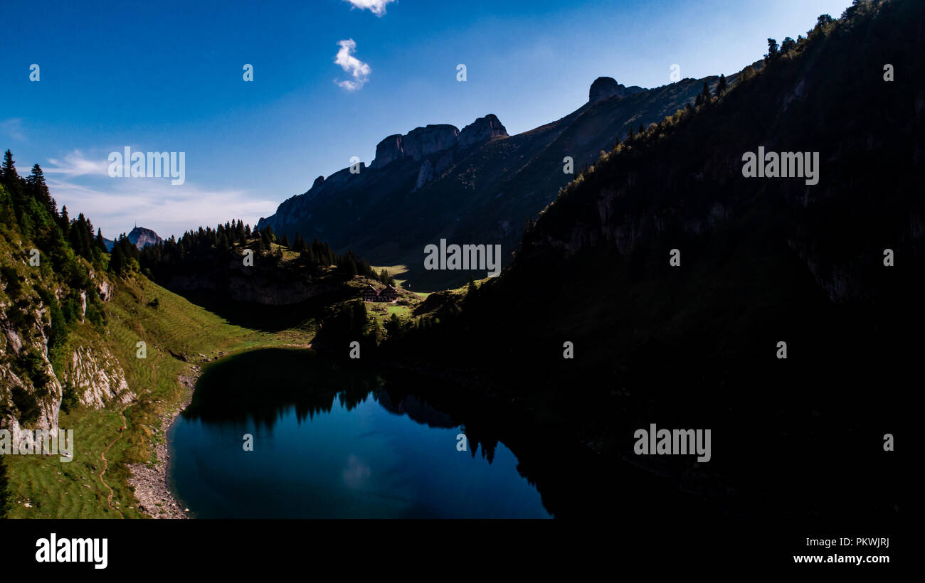 Drone swiss alps hi-res stock photography and images - Alamy