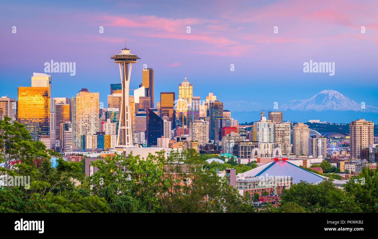 Downtown seattle washington hi-res stock photography and images - Alamy