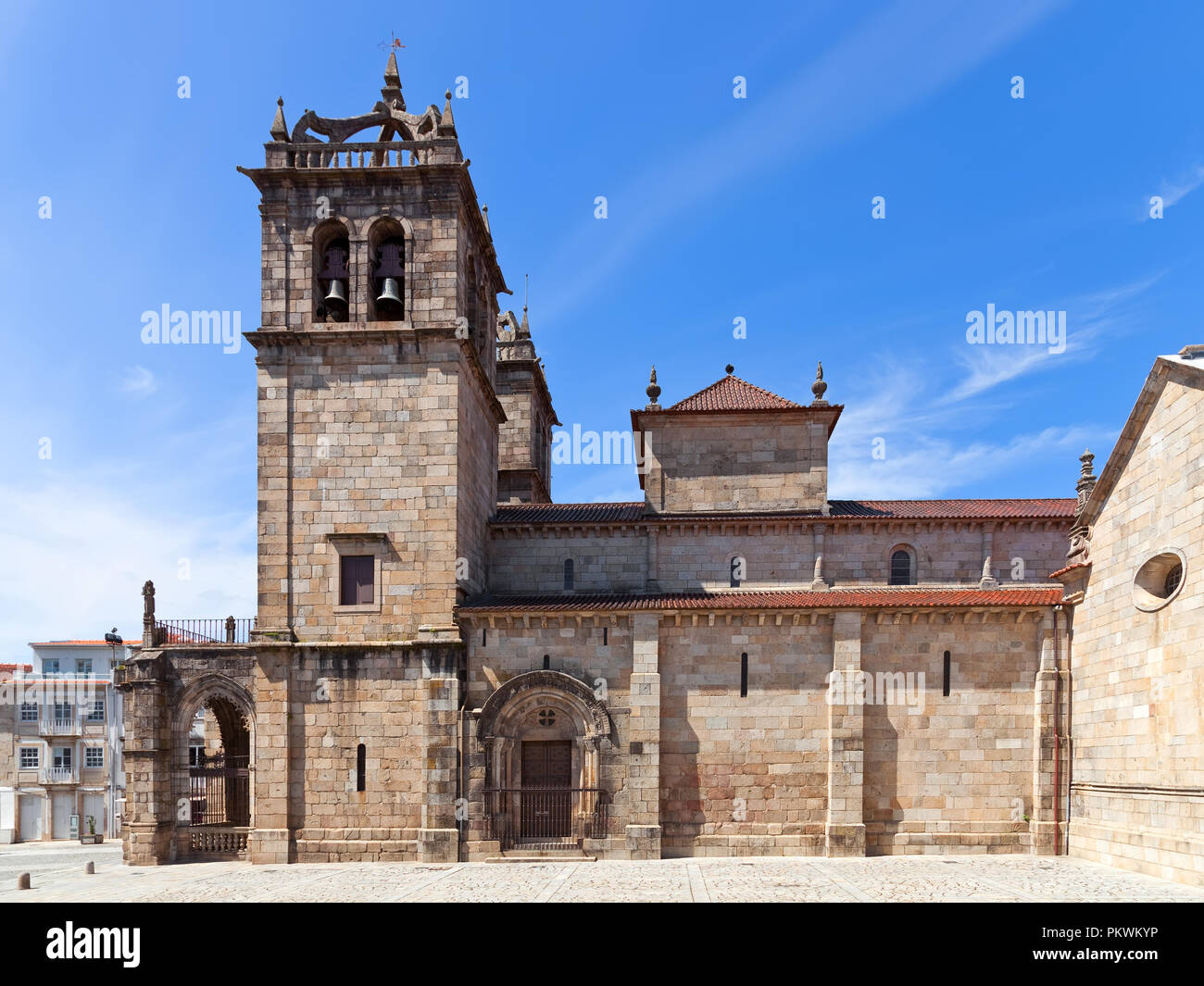 Braga, Portugal. Braga Cathedral aka Se de Braga, the oldest of all ...
