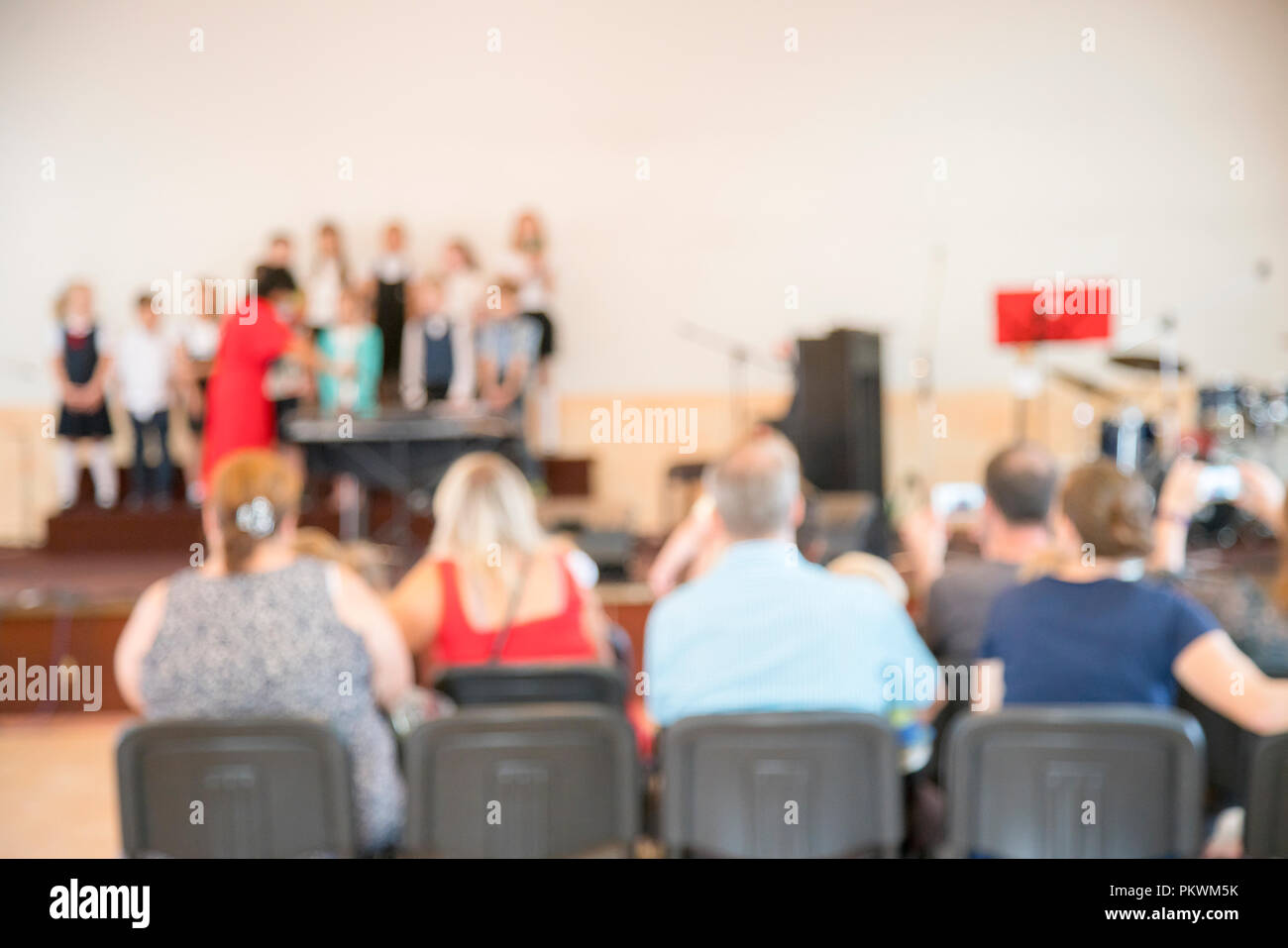 Parents In A Kindergarten On A Holiday With Children A Children s parents-in-a-kindergarten-on-a-holiday-with-children-a-children-s