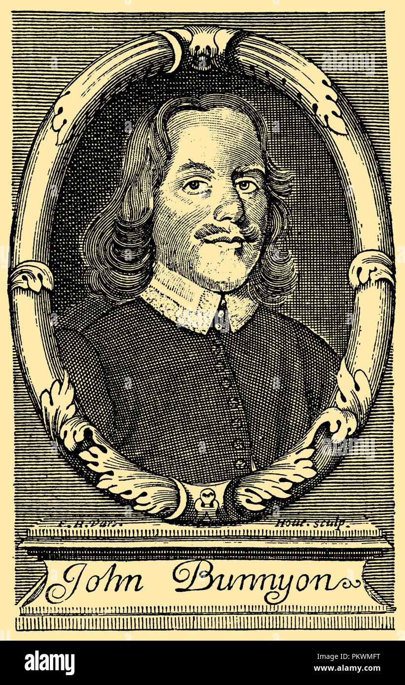 John Bunyan. After the engraving in Bunyan: The Work of Jesus Christ ...