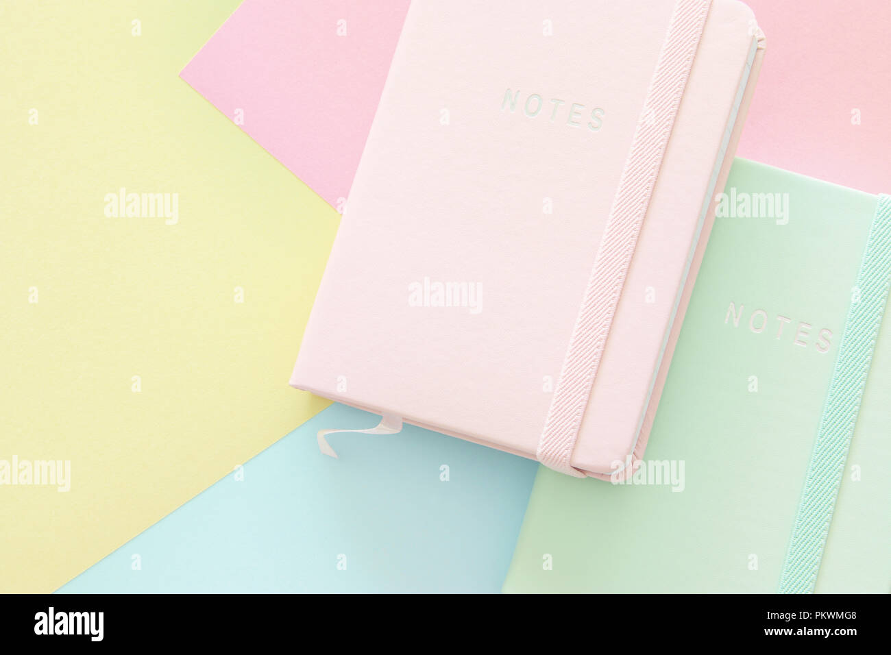 Abstract pastel colored paper texture. Minimal geometric shapes and ...