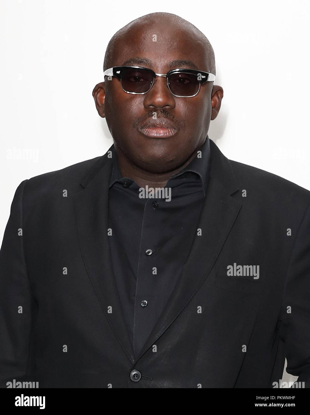 Edward Enninful on the front row during Alexa Chung London Fashion Week ...