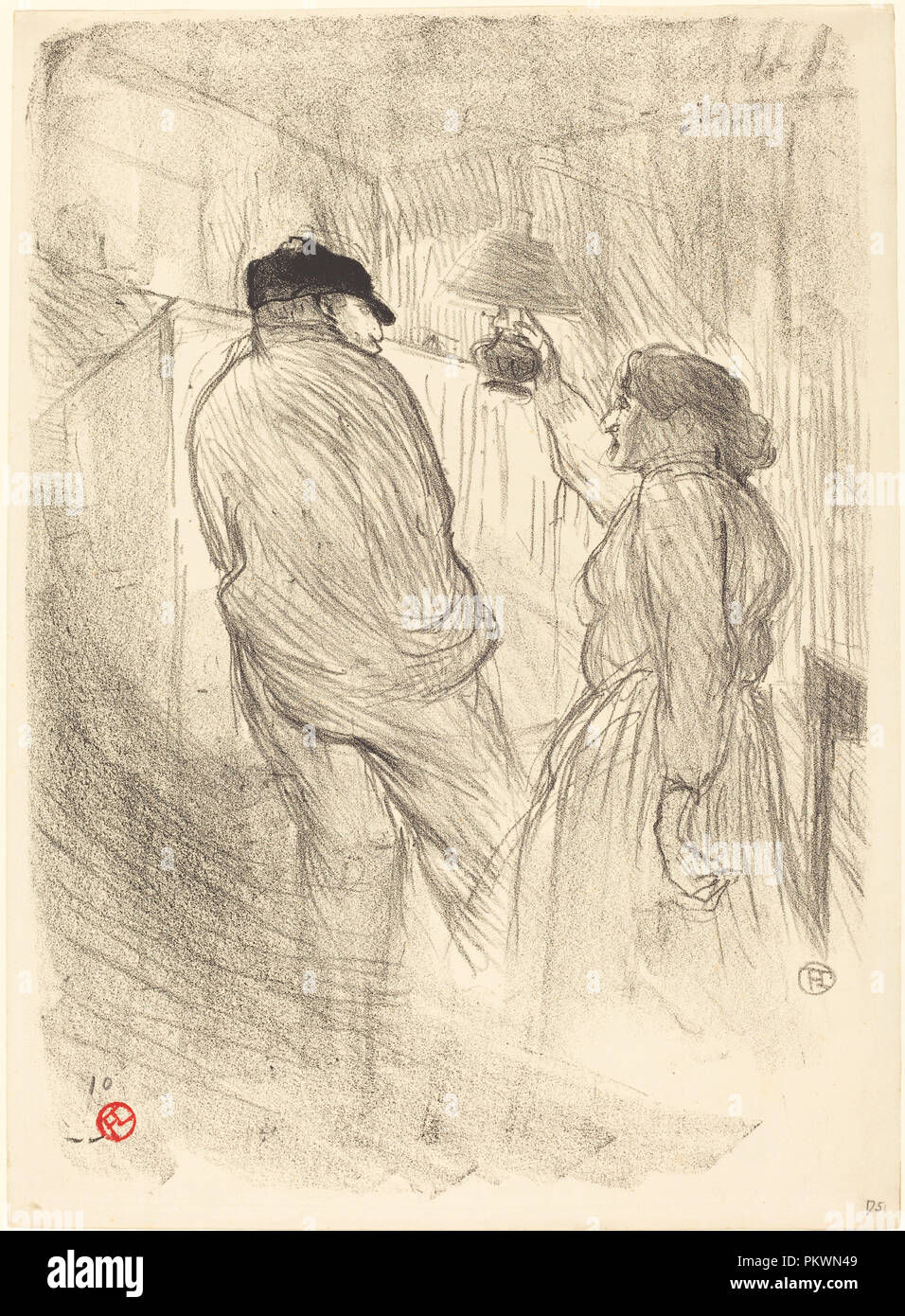 At the Theatre-Libre: Antoine in "L'inquiétude" (Au Théatre-Libre ...