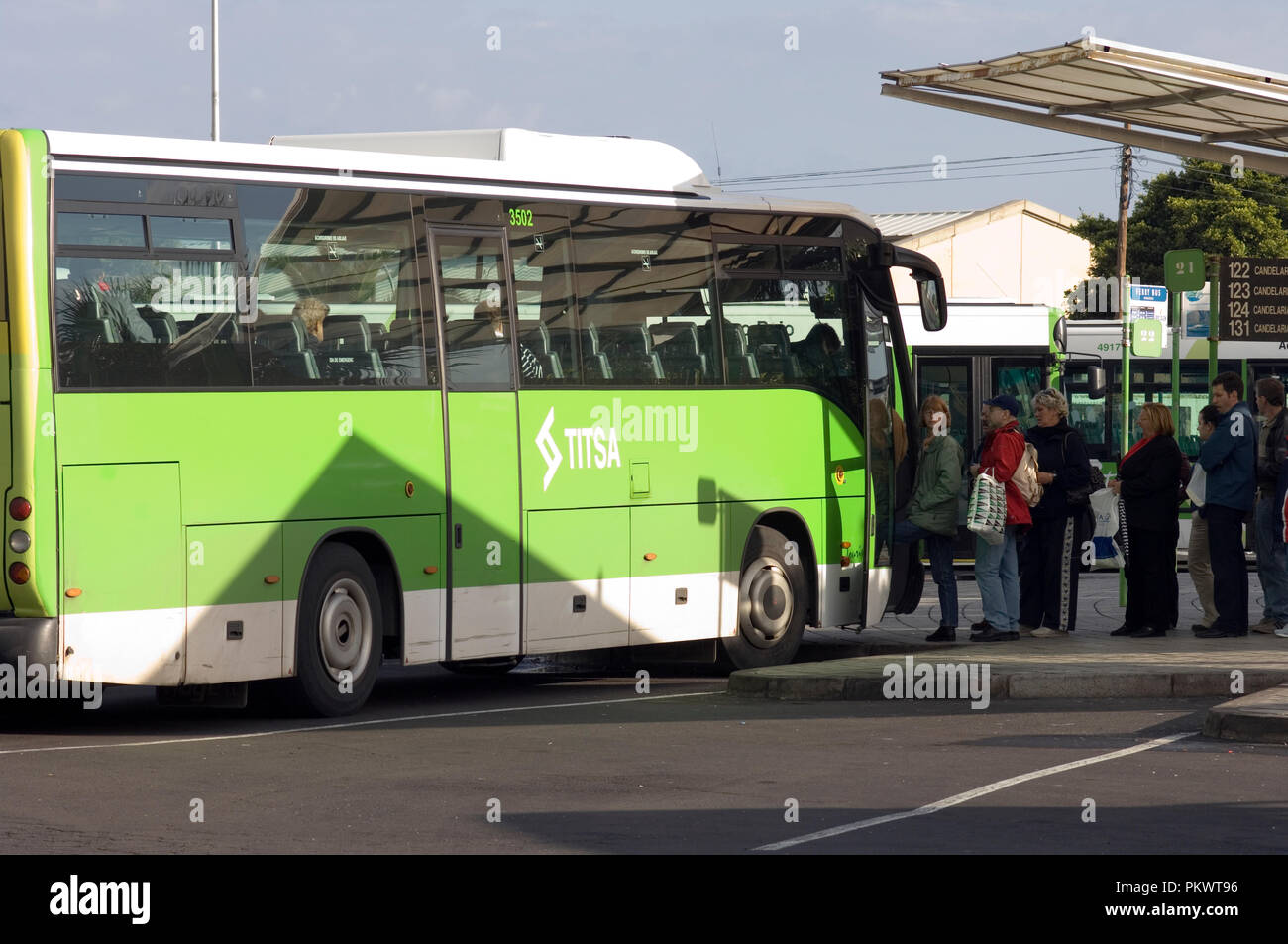 Tenerife public buses hi-res stock photography and images - Alamy