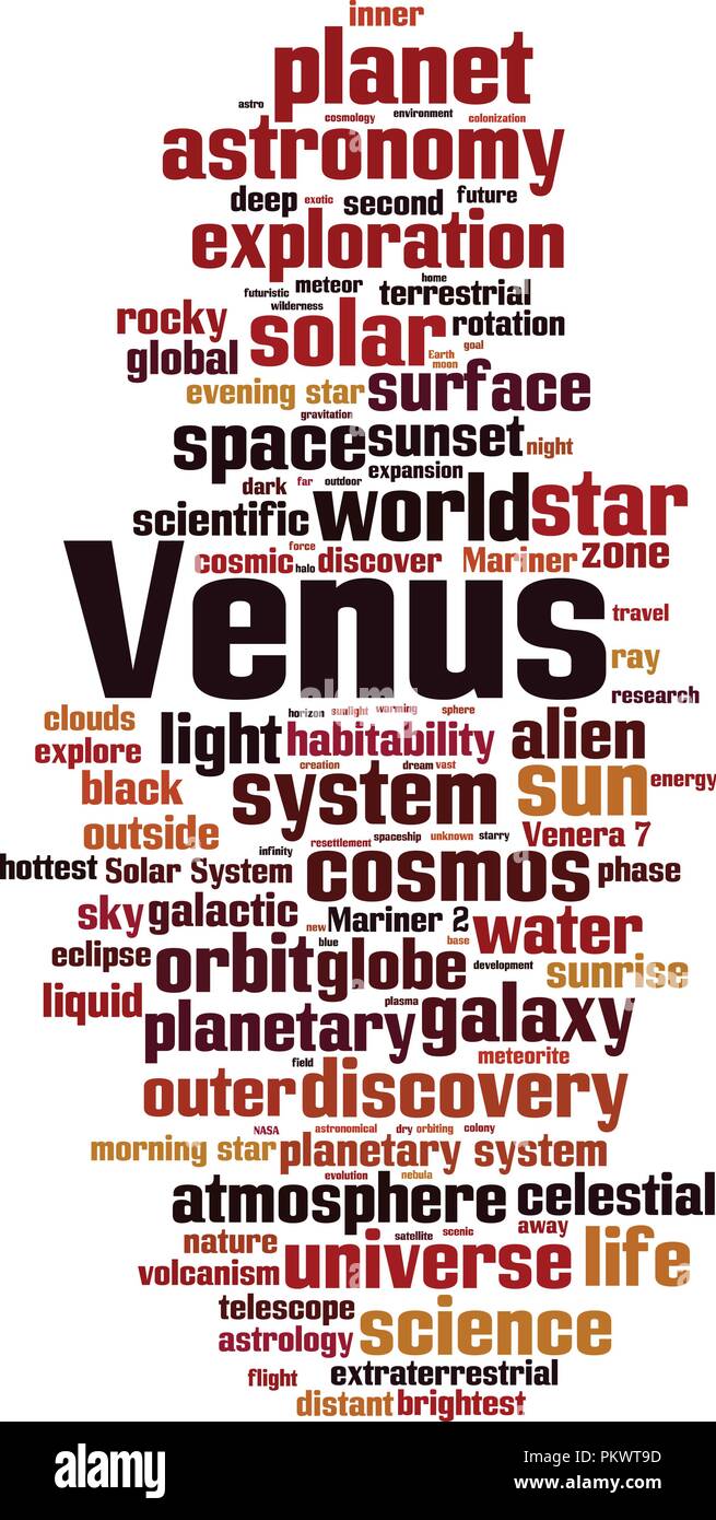 Venus word cloud concept. Vector illustration Stock Vector Image & Art ...