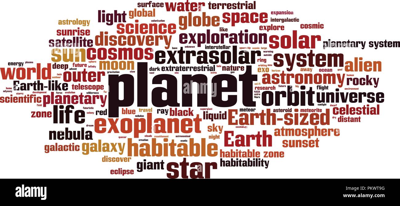 Astronomy word cloud hi-res stock photography and images - Alamy