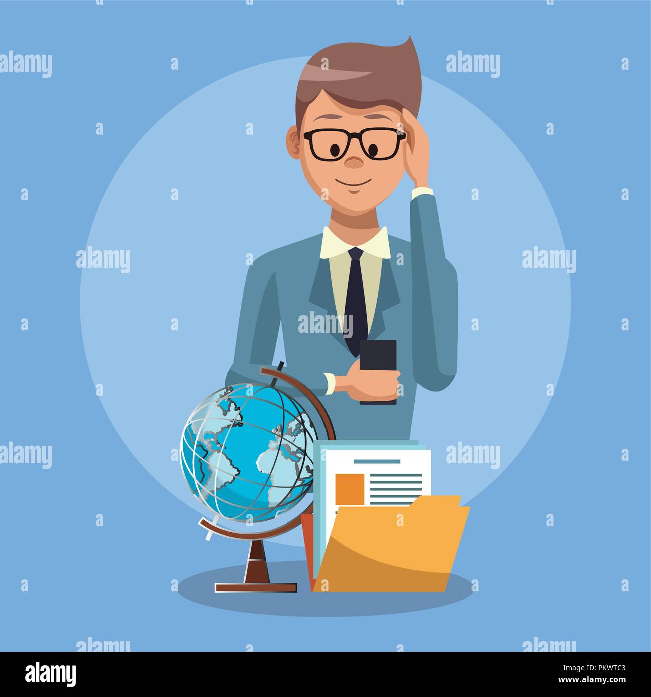 Executive businessman cartoon Stock Vector Image & Art - Alamy