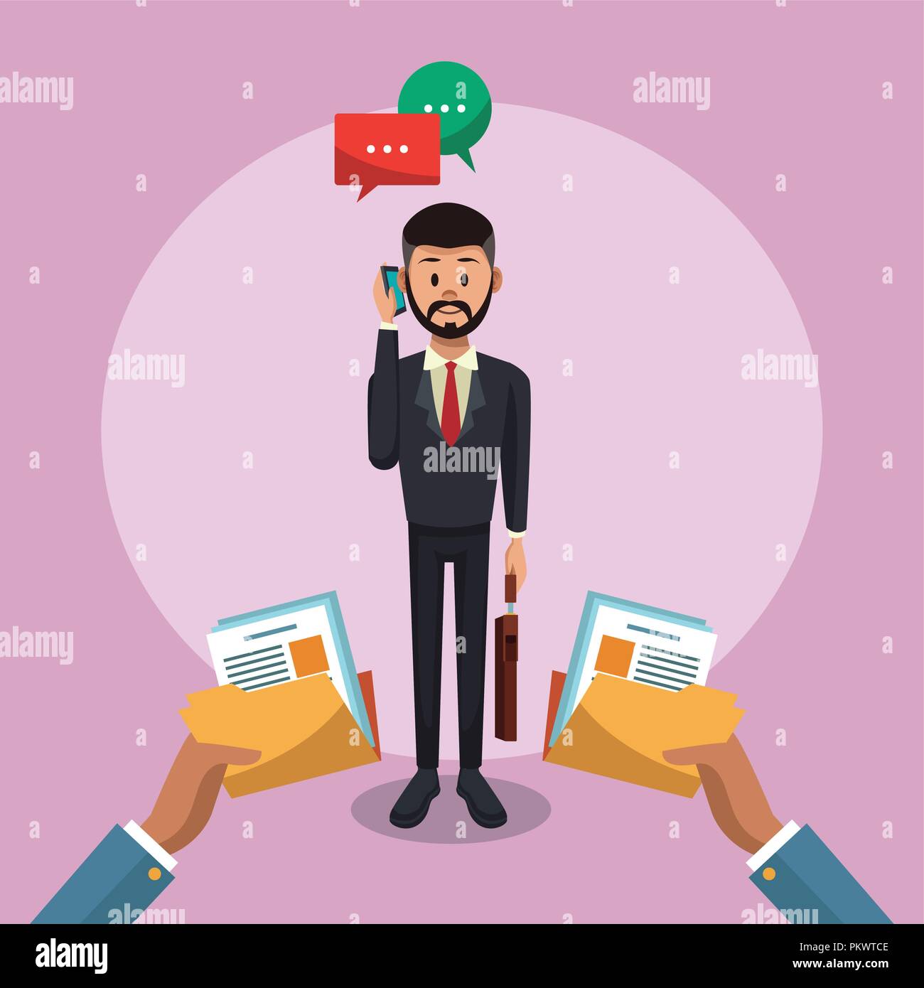 Executive businessman cartoon Stock Vector Image & Art - Alamy