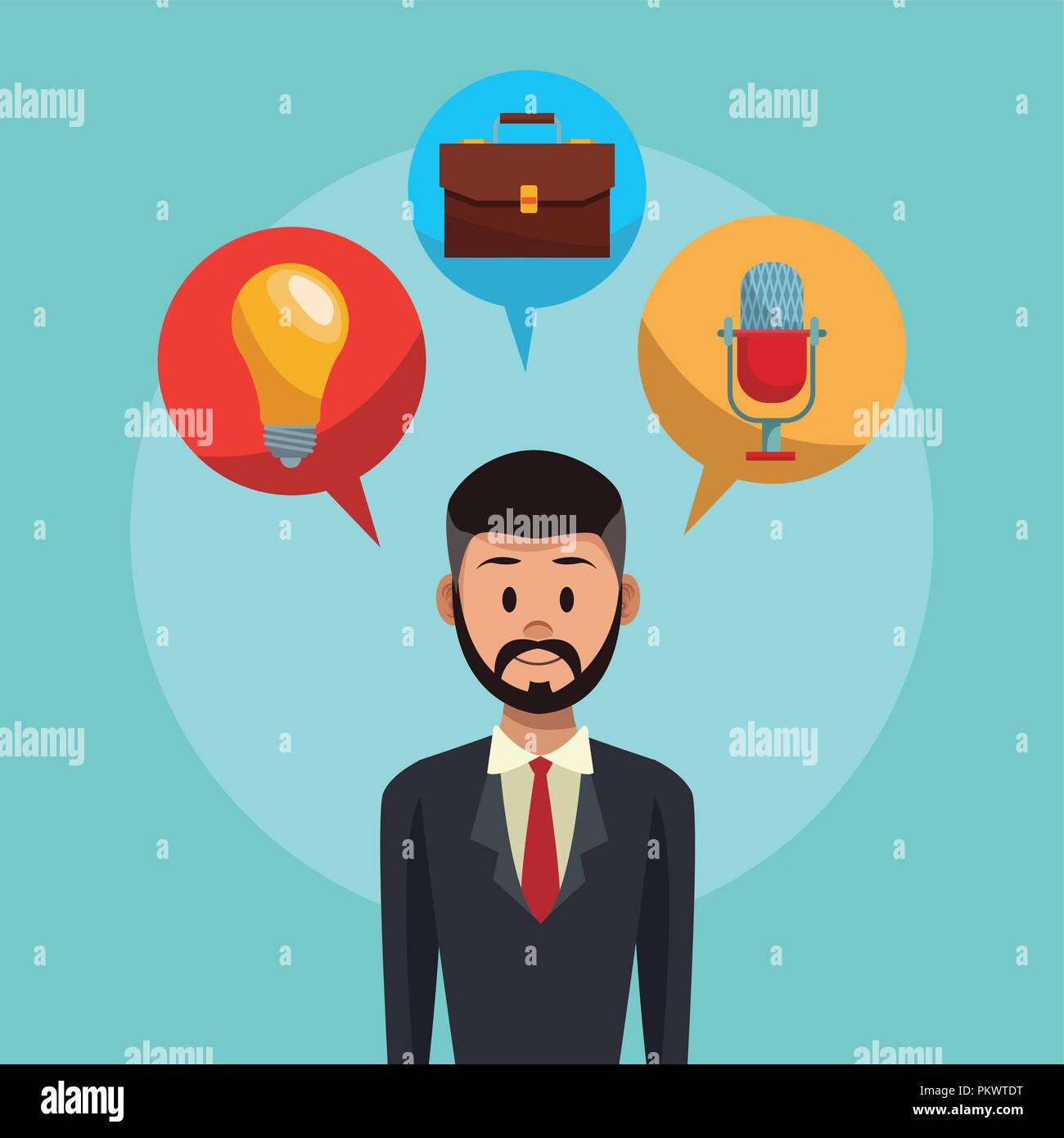 Executive businessman cartoon Stock Vector Image & Art - Alamy