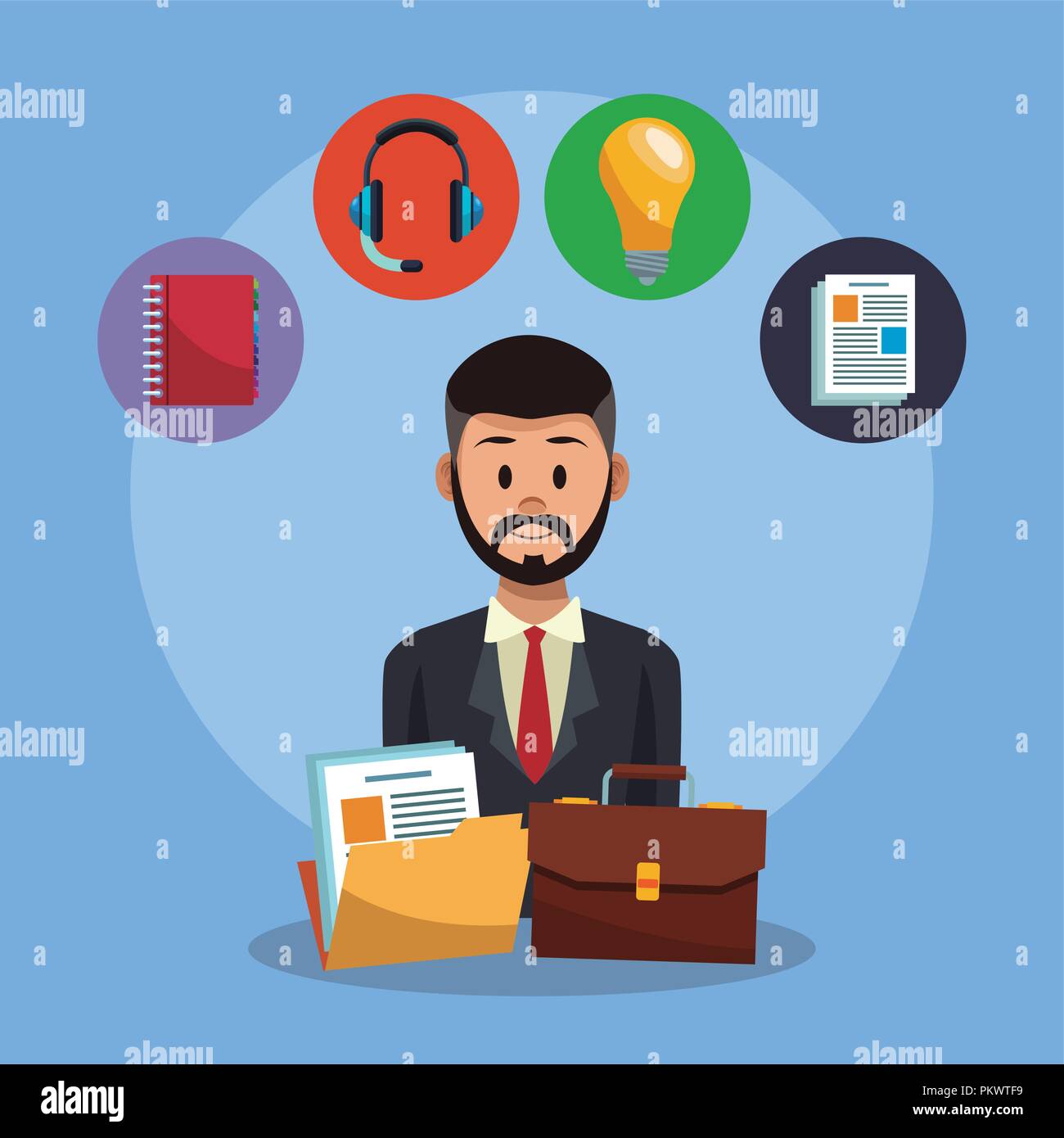 Executive businessman cartoon Stock Vector Image & Art - Alamy