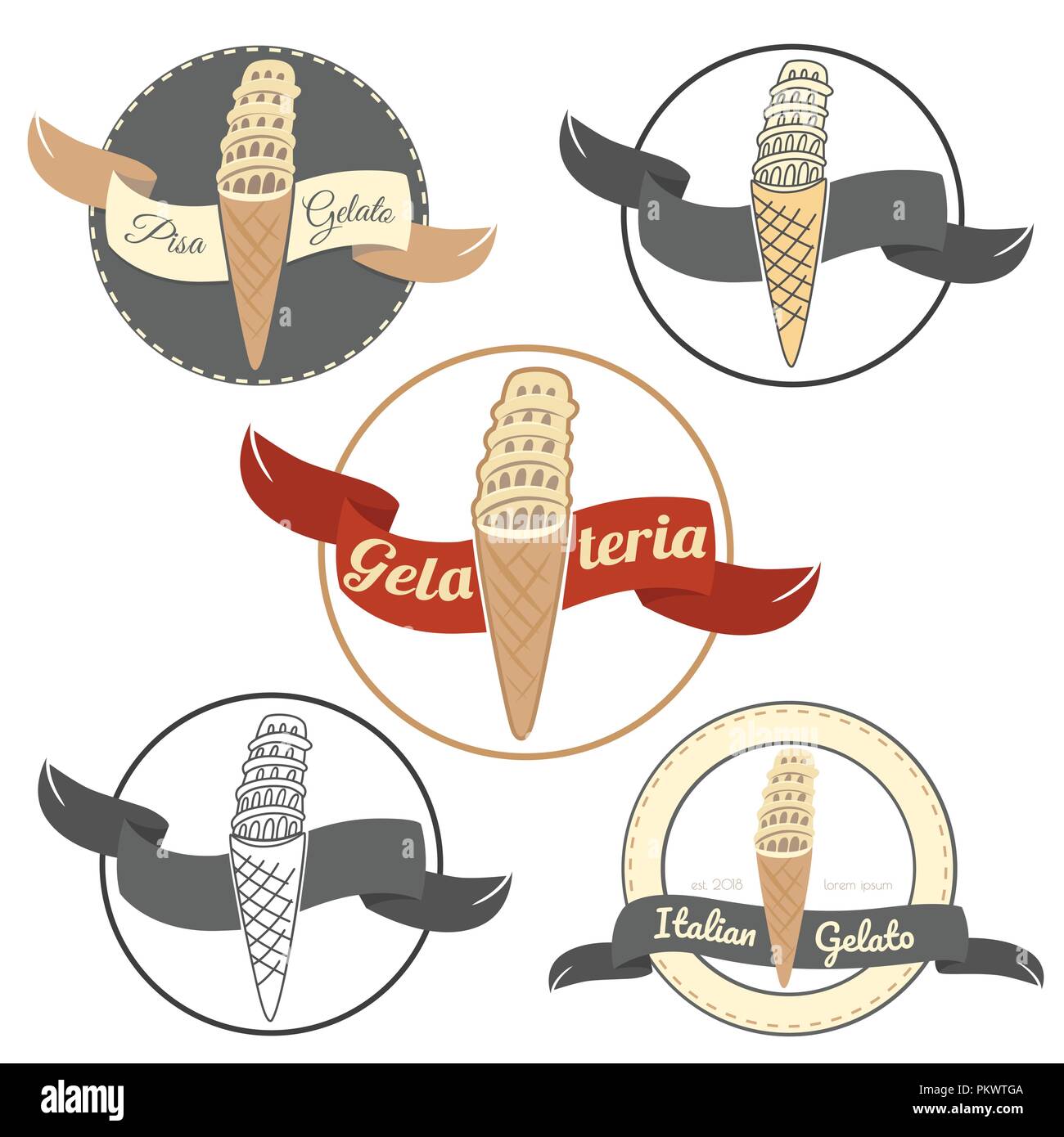 Gelato sign rome hi-res stock photography and images - Alamy