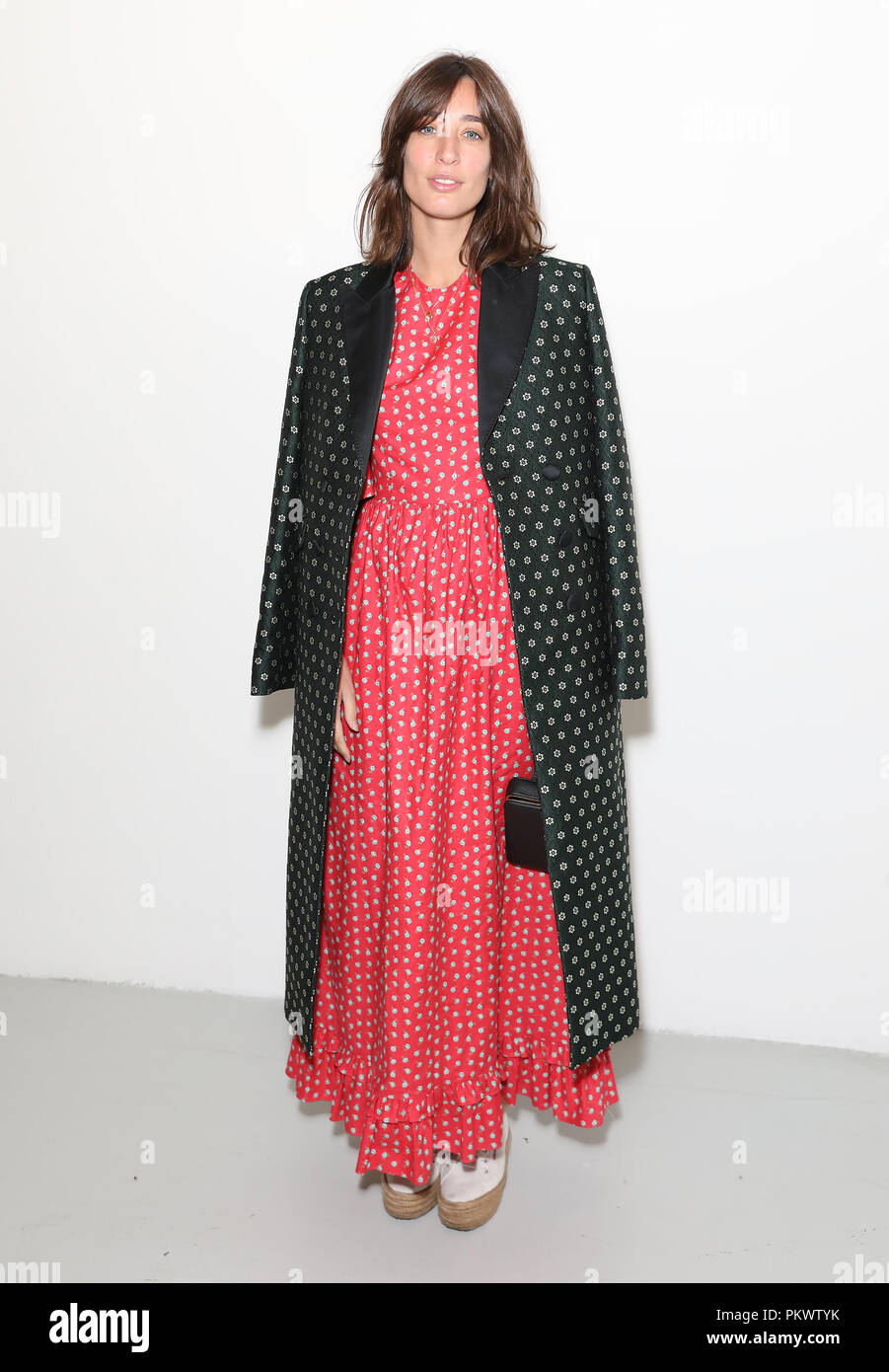 Laura Jackson on the front row during the Alexa Chung London Fashion ...