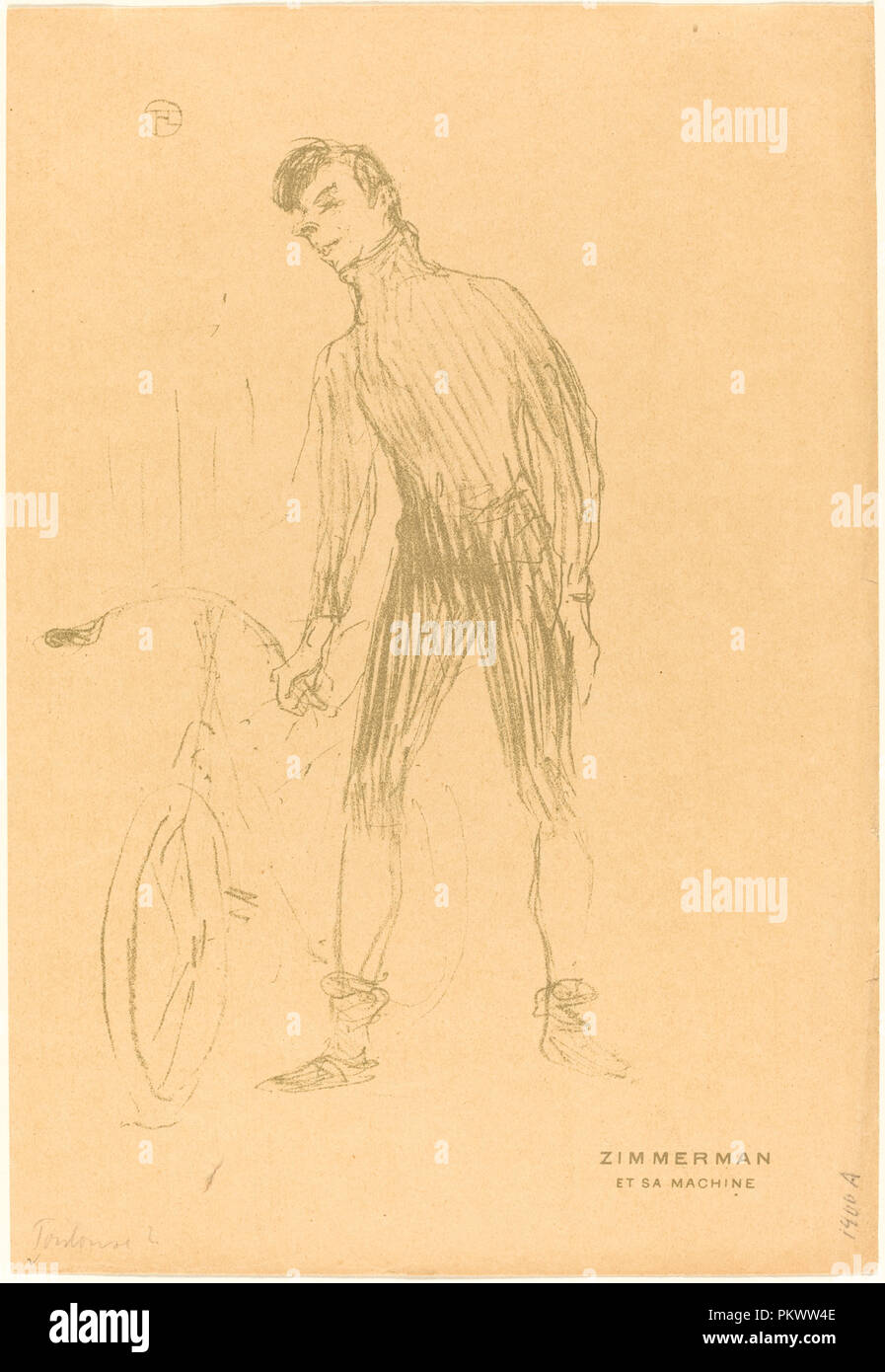Zimmerman et sa machine (Zimmerman and His Machine). Dated: 1895 ...