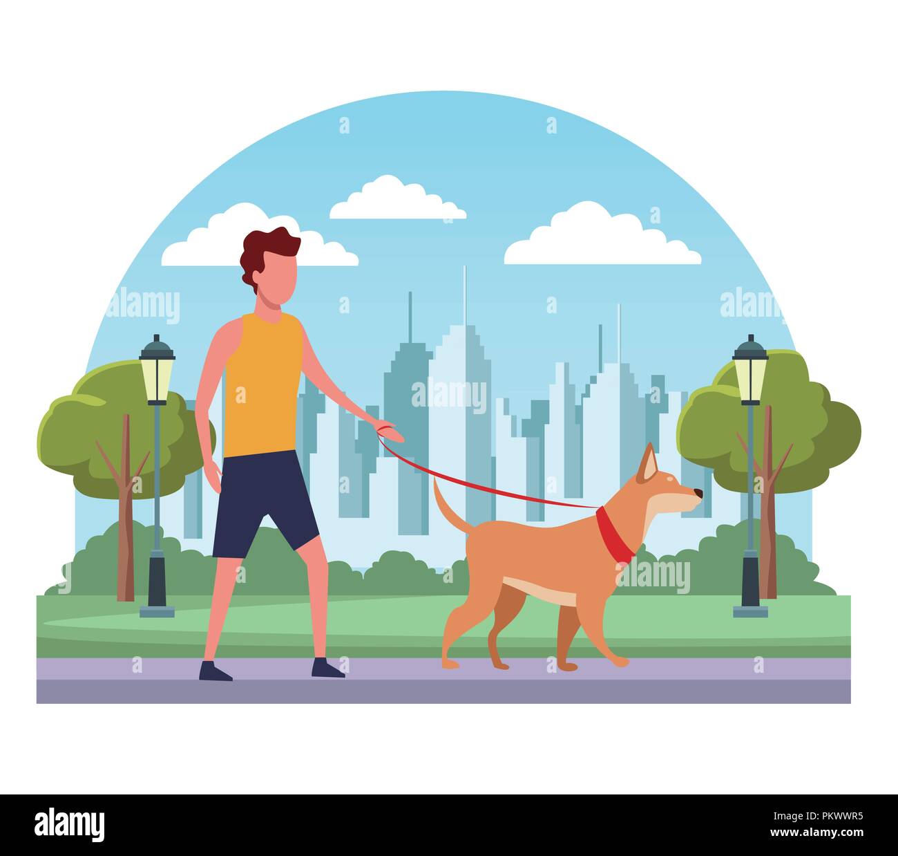 Peope at park cartoons Stock Vector Image & Art - Alamy