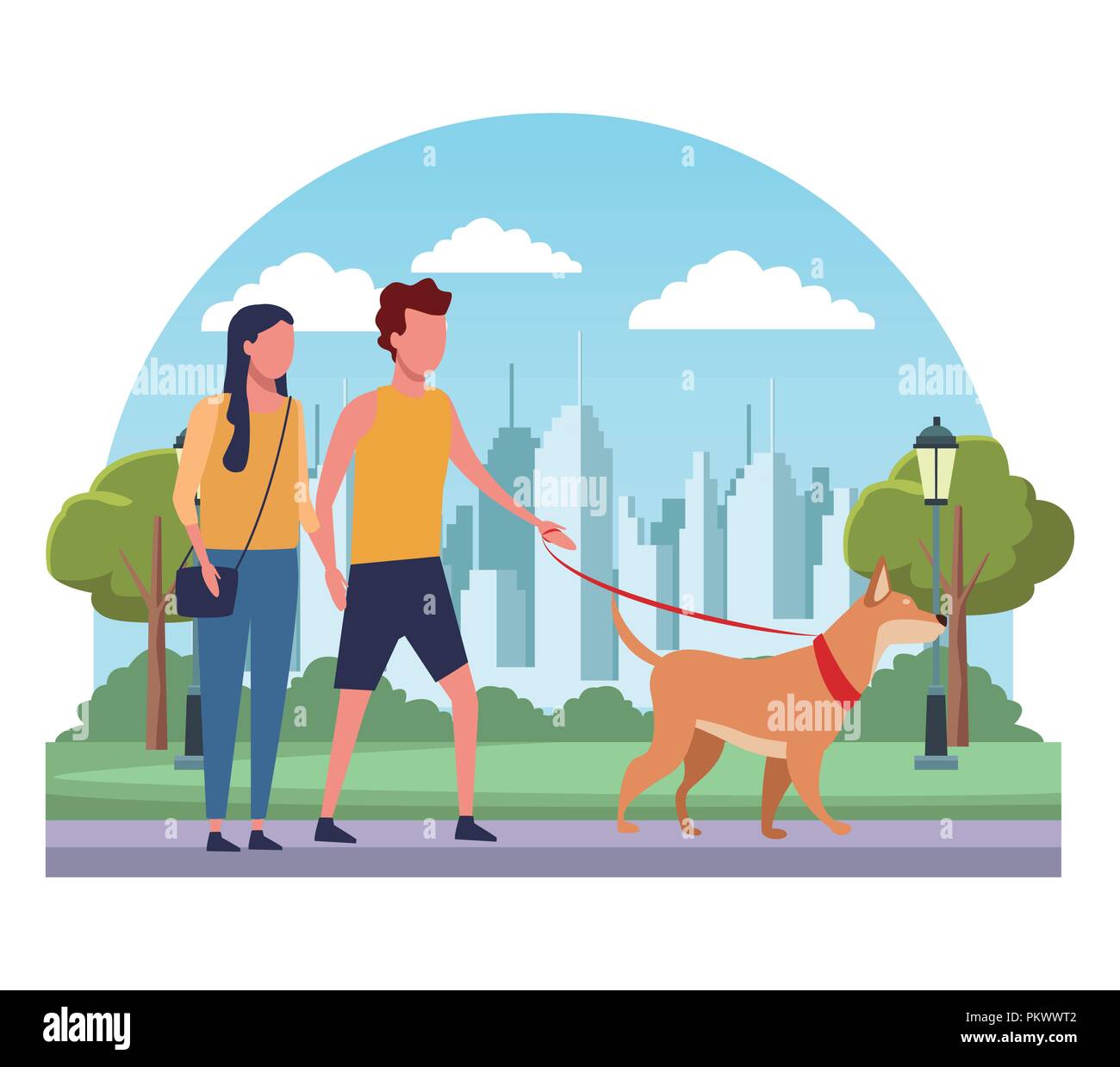 Peope at park cartoons Stock Vector Image & Art - Alamy