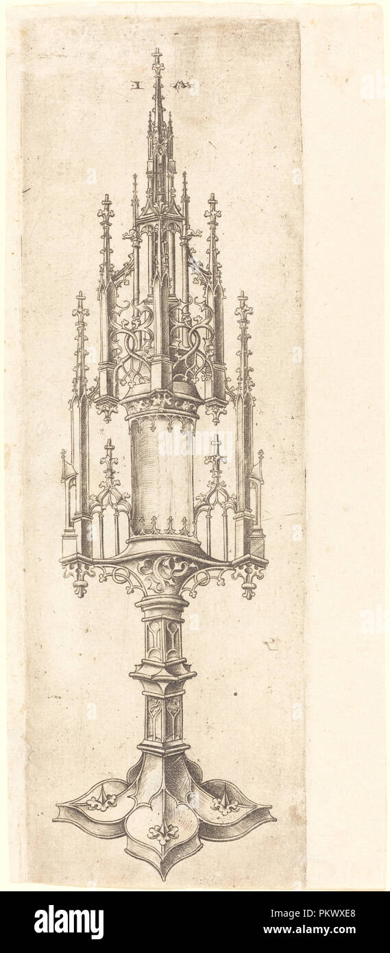 A Gothic Monstrance. Dated: c. 1480. Medium: engraving. Museum ...