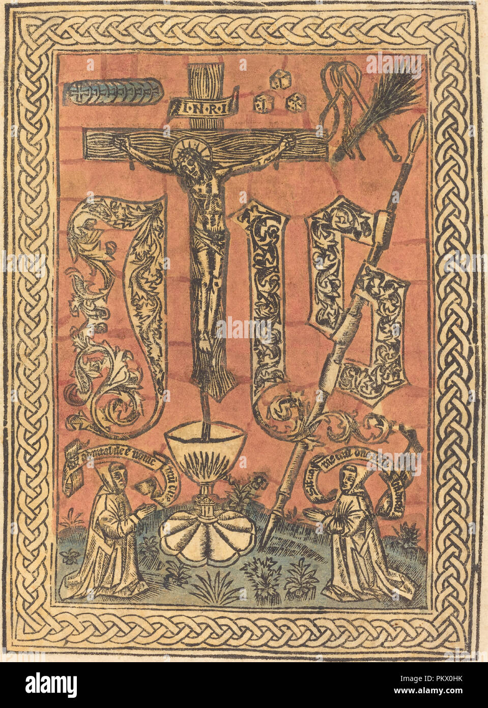 The Sacred Monogram. Dated: c. 1500. Medium: woodcut, hand-colored in ...