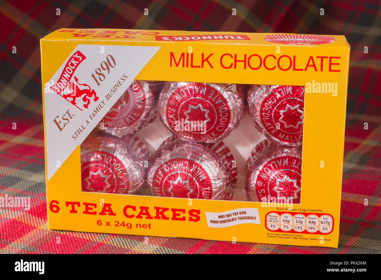 Tunnocks Teacakes a chocolate covered mallow biscuit and sold in over ...