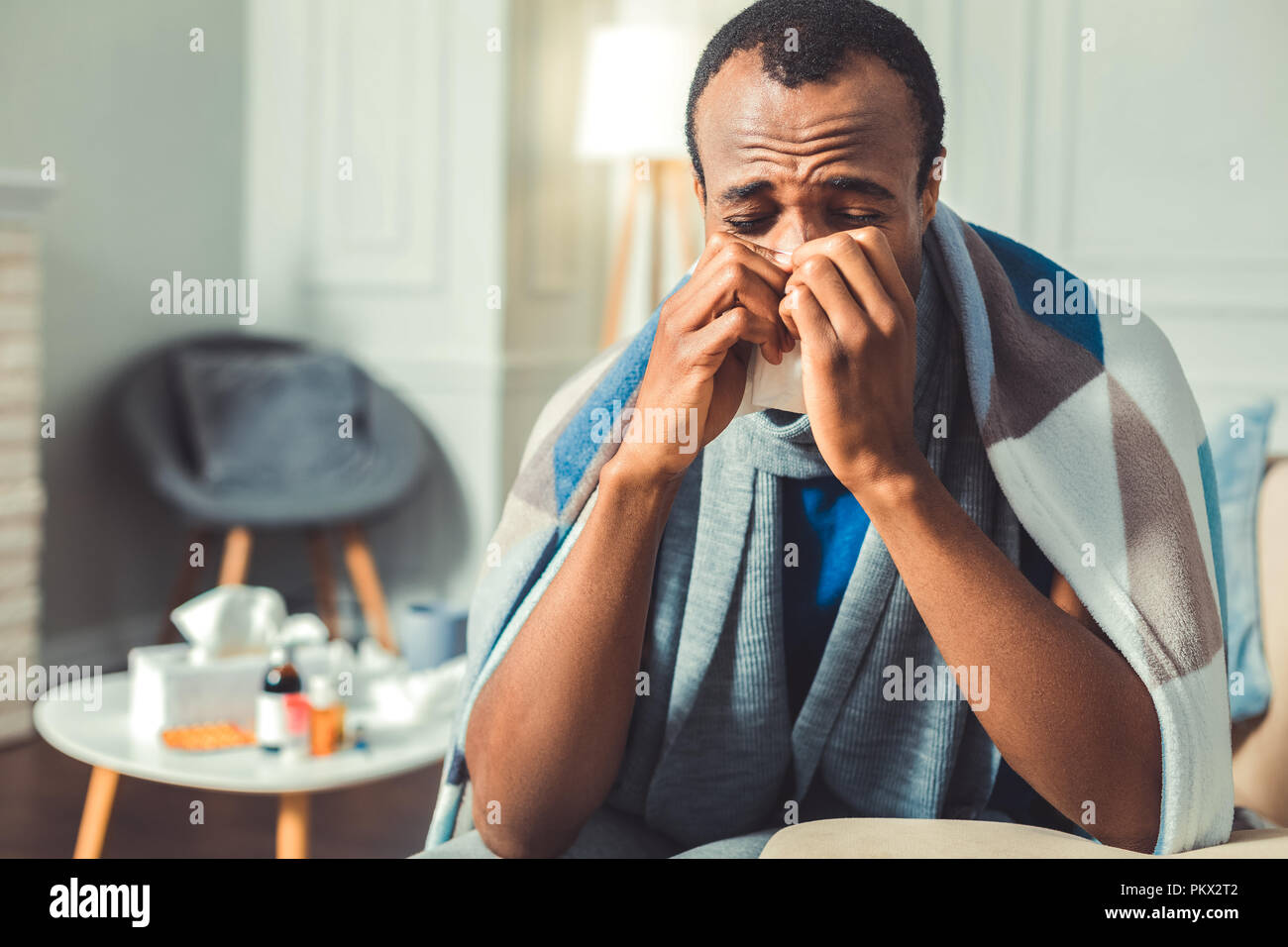 Person cold fever adult hi-res stock photography and images - Alamy
