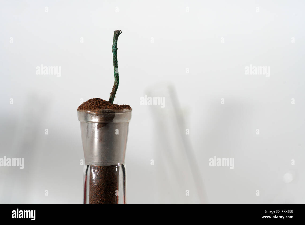 Contents of a fireworks body with disguise and black powder Stock Photo ...