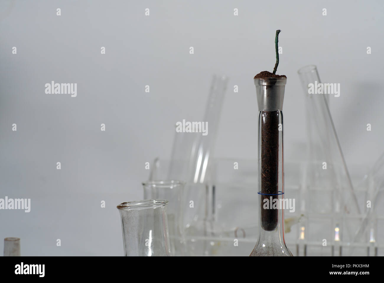 Contents of a fireworks body with disguise and black powder Stock Photo ...