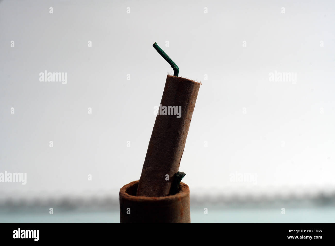 Contents of a fireworks body with disguise and black powder Stock Photo ...