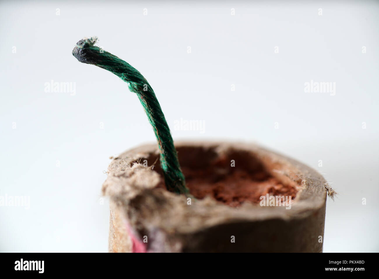 Contents of a fireworks body with disguise and black powder Stock Photo ...