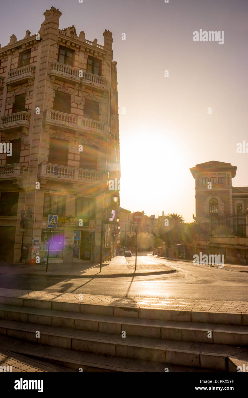 Granada, Spain - 23 June 2017: city center of Granada, Spain, Europe ...