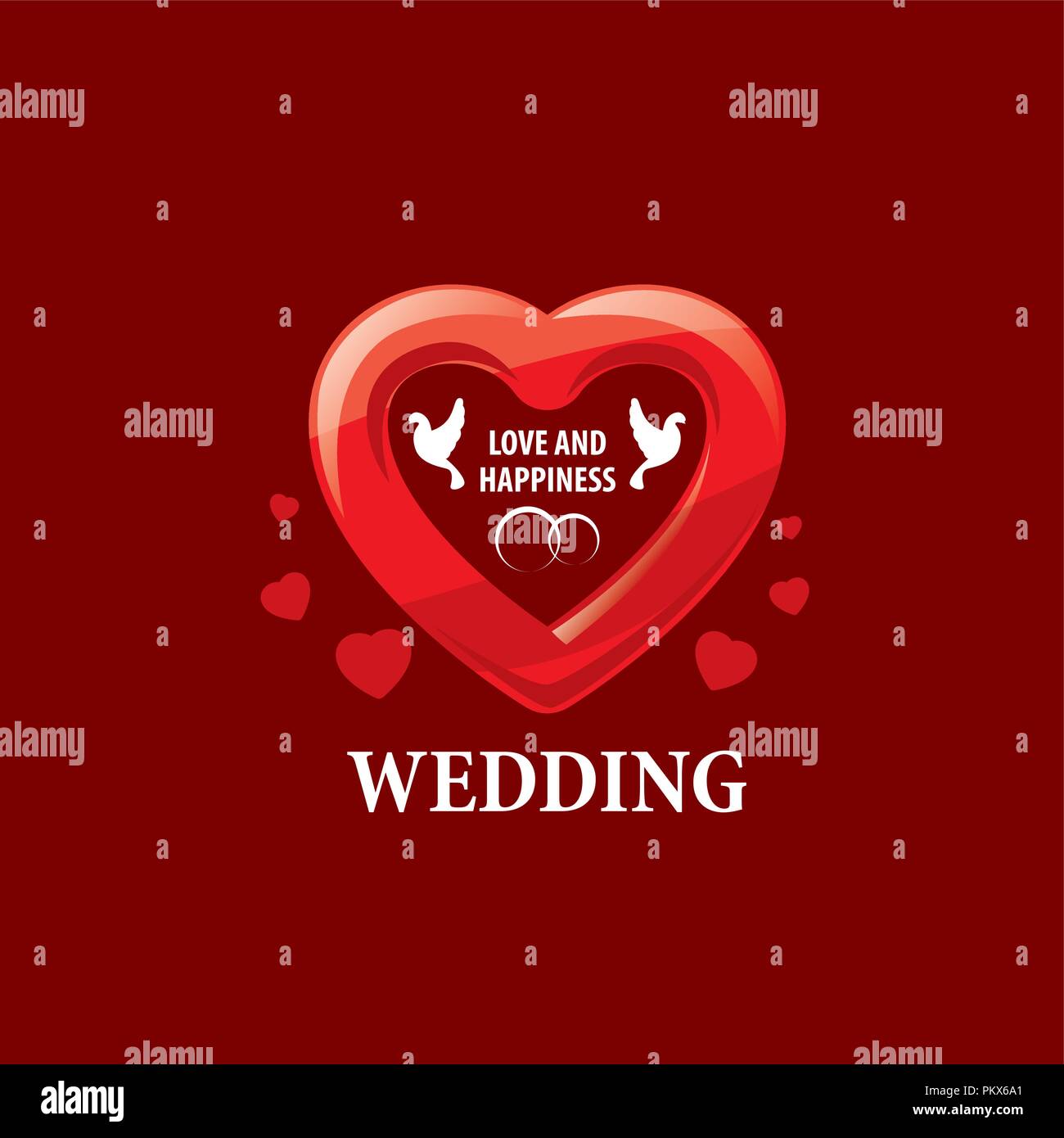 vector logo wedding Stock Vector Image & Art - Alamy