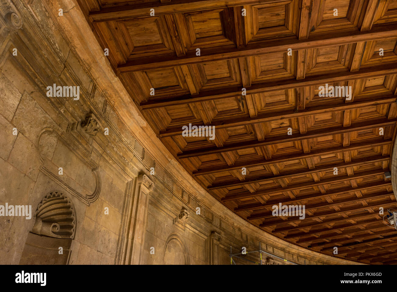 Granada, Spain - 23 June 2017: The curved ceiling at the Colosseum ...