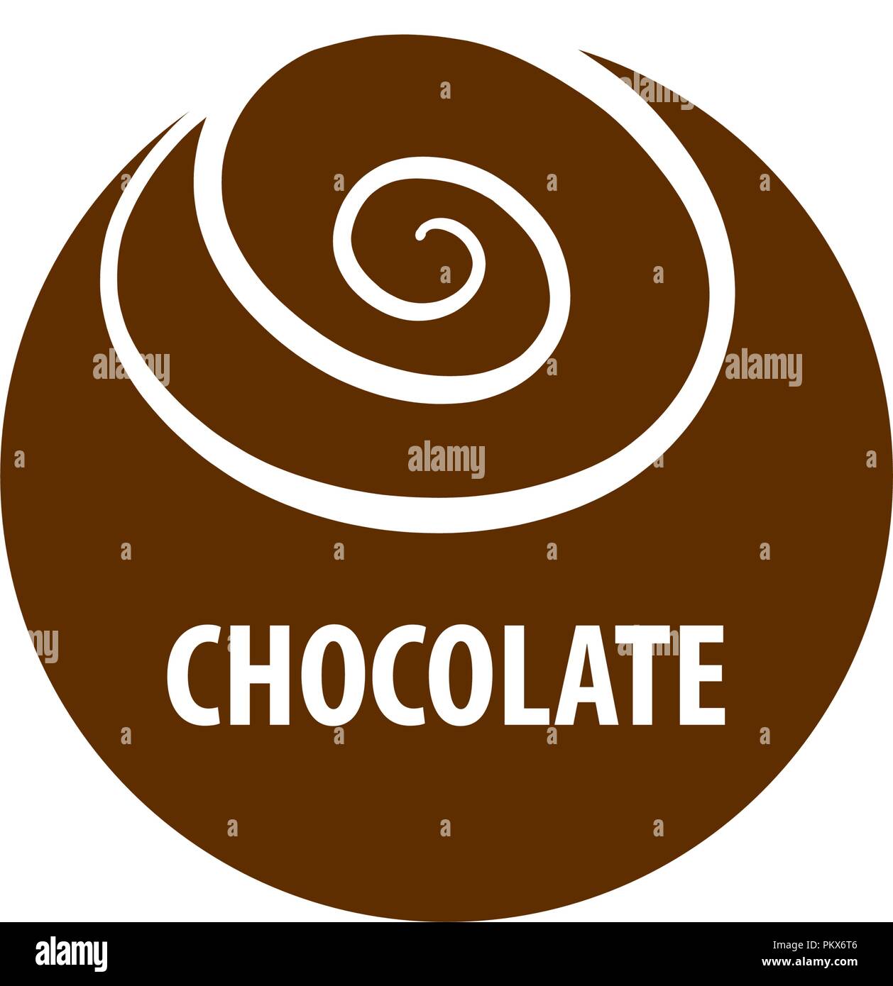 vector logo chocolate Stock Vector Image & Art - Alamy