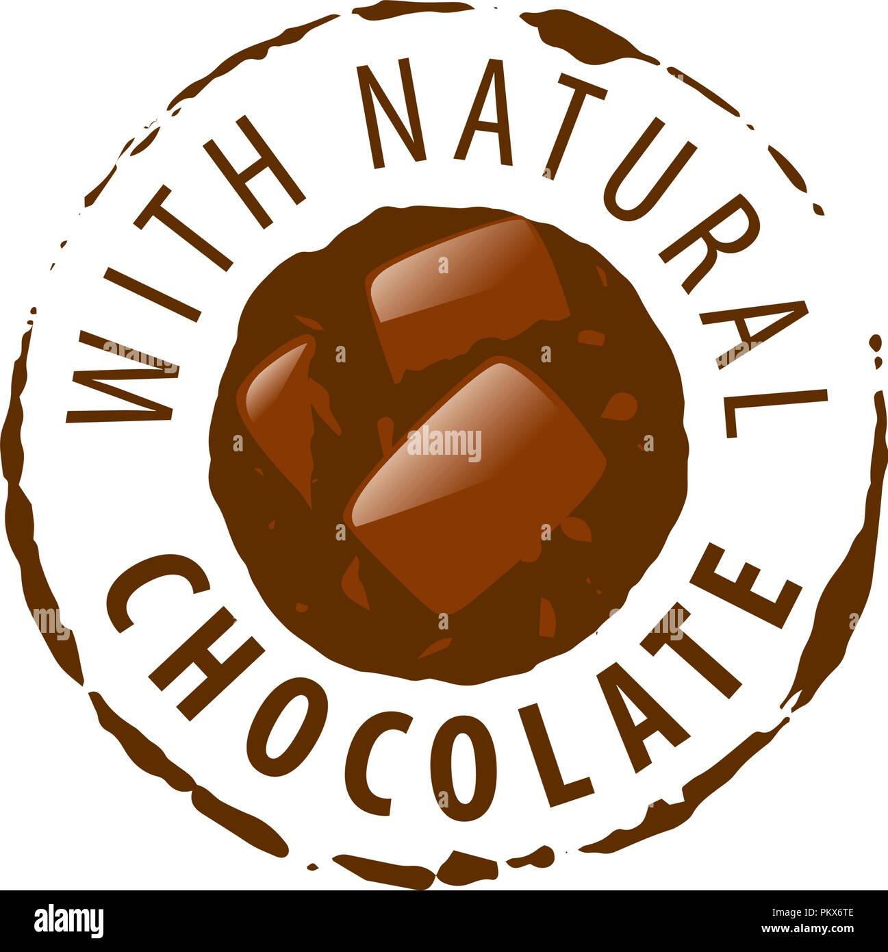 vector logo chocolate Stock Vector Image & Art - Alamy