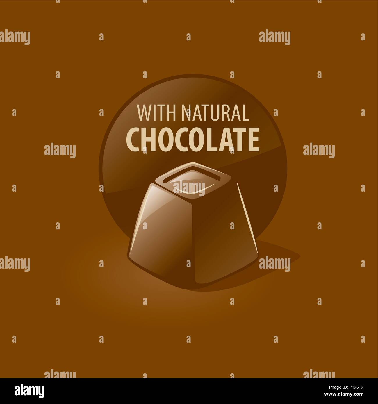 vector logo chocolate Stock Vector Image & Art - Alamy