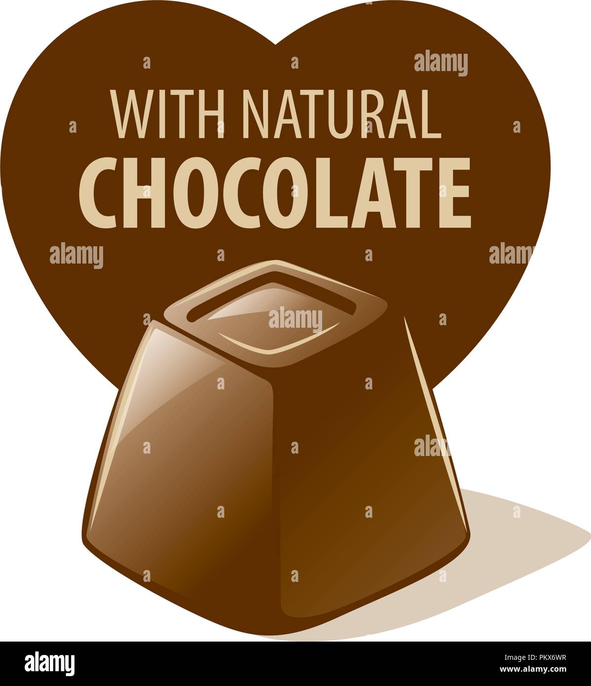 vector logo chocolate Stock Vector Image & Art - Alamy