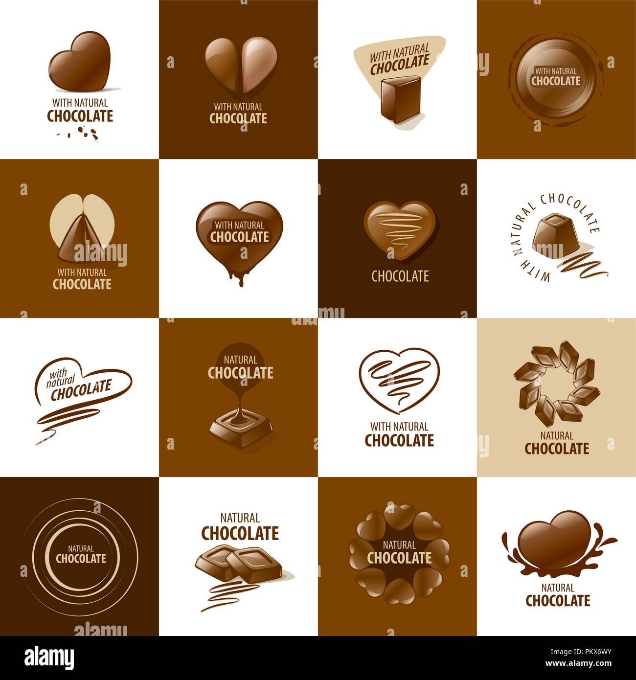vector logo chocolate Stock Vector Image & Art - Alamy