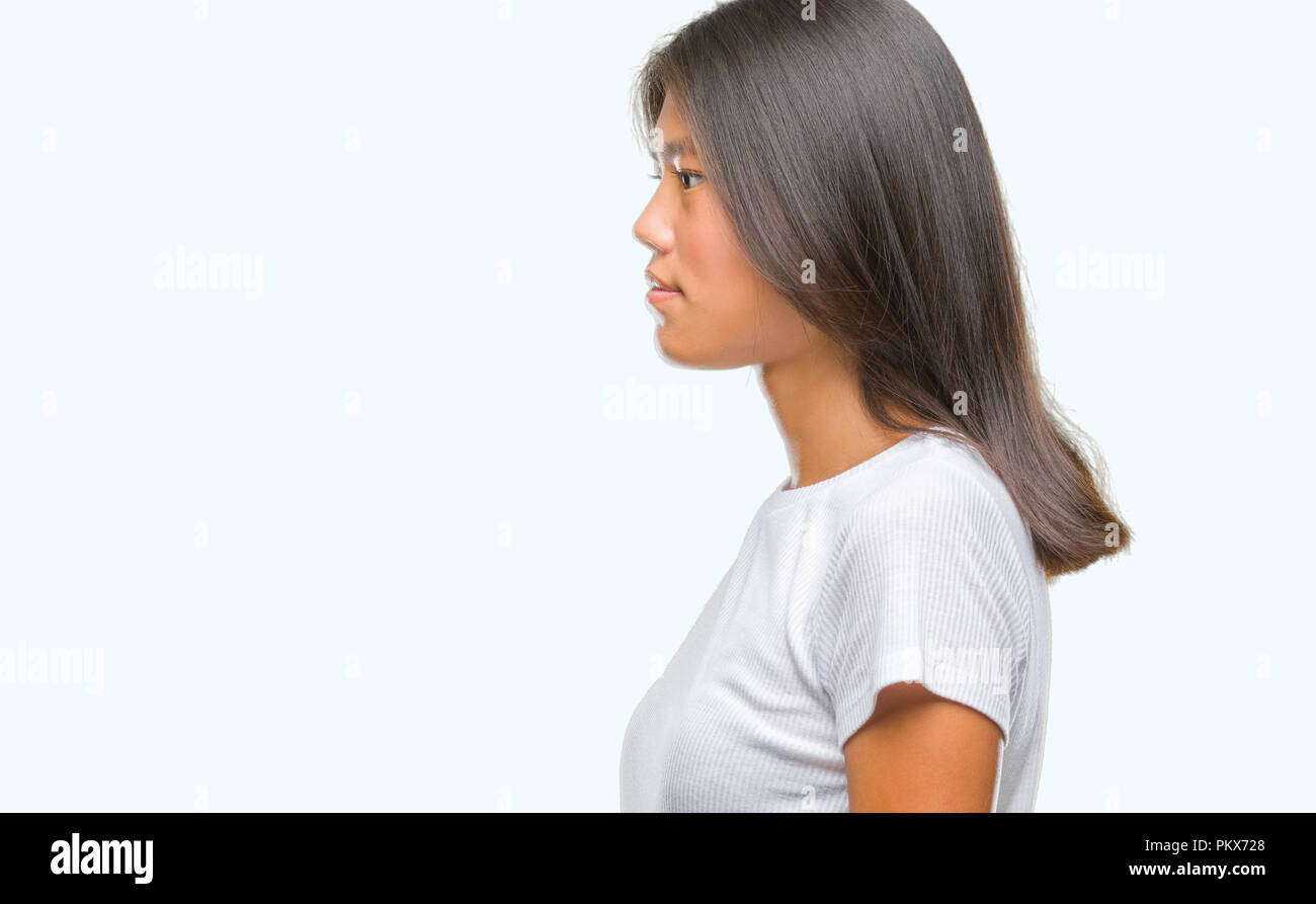 Chinese Woman Face Profile