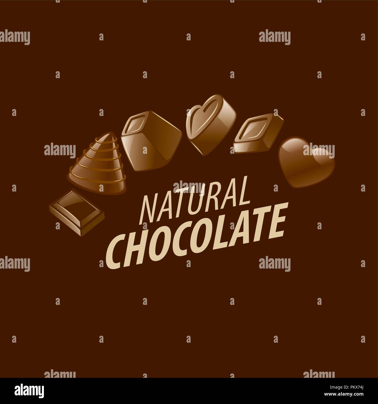 vector logo chocolate Stock Vector Image & Art - Alamy