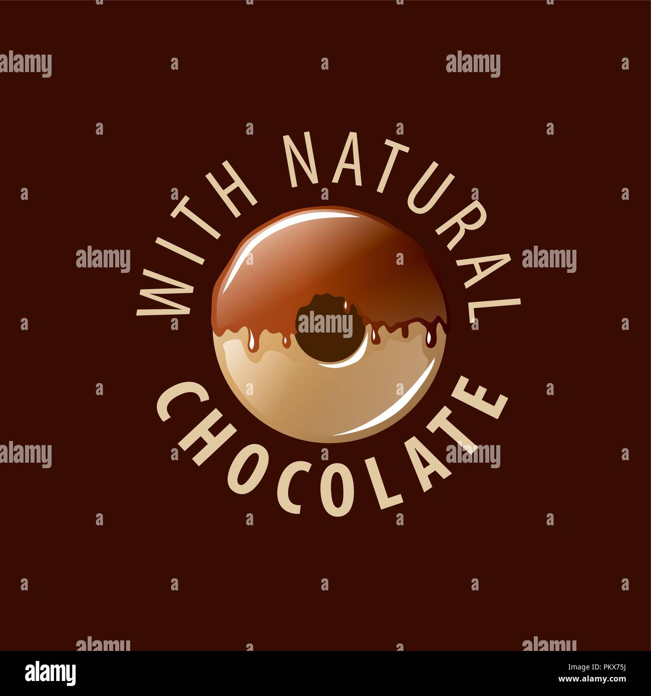 vector logo chocolate Stock Vector Image & Art - Alamy