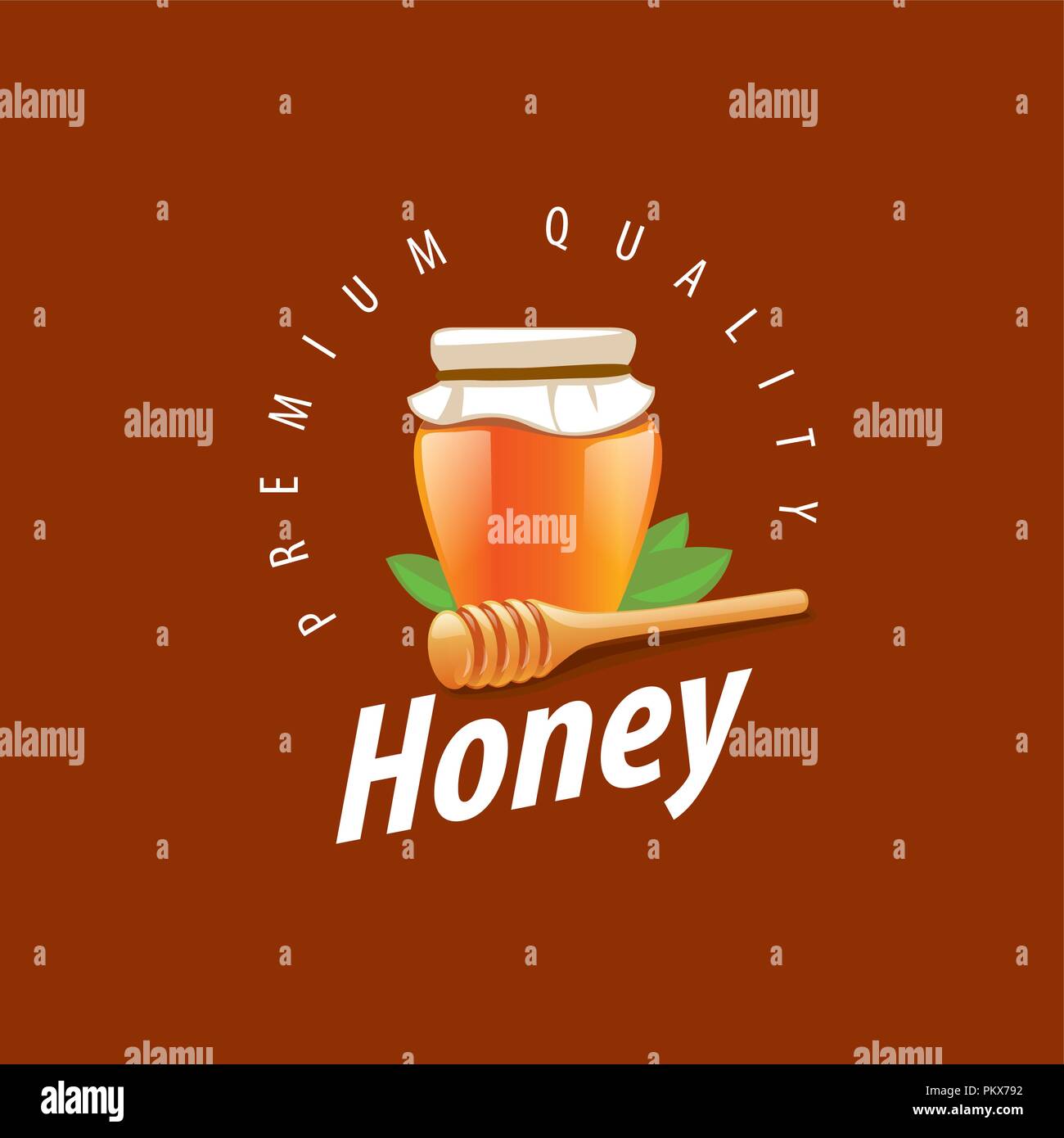 vector honey logo Stock Vector Image & Art - Alamy
