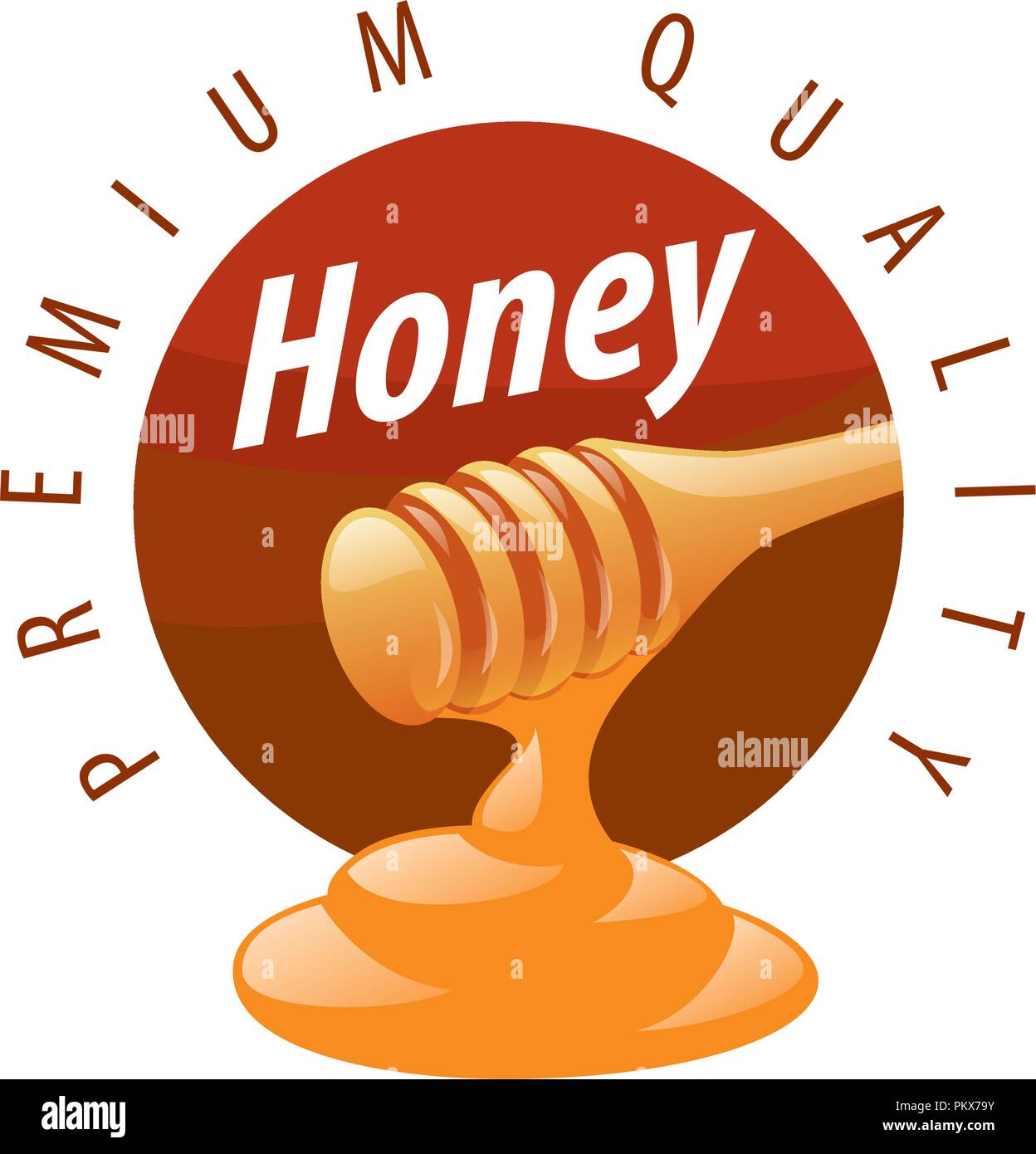 vector honey logo Stock Vector Image & Art - Alamy