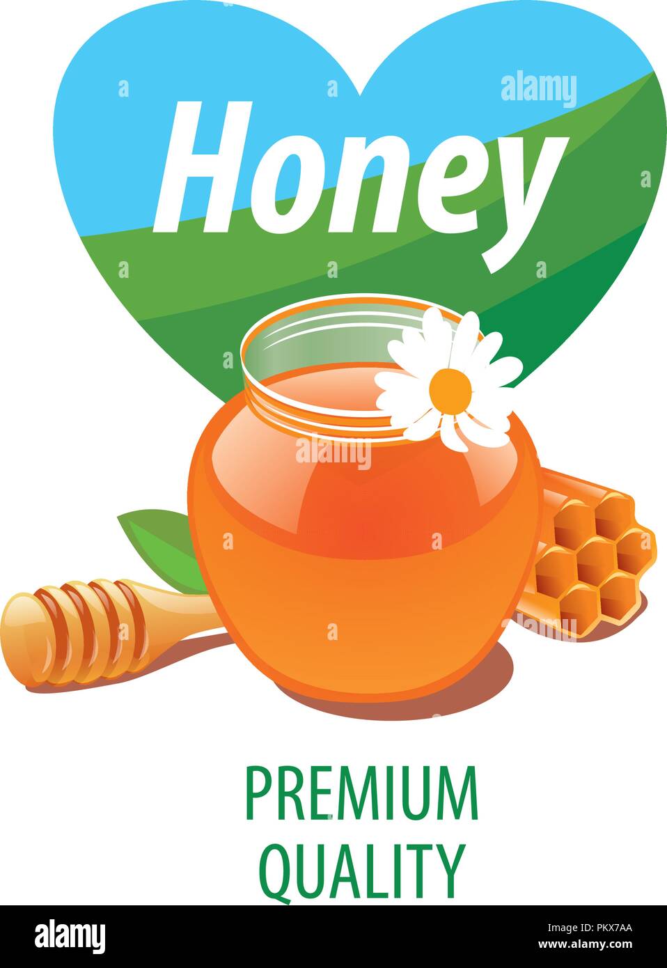 vector honey logo Stock Vector Image & Art - Alamy