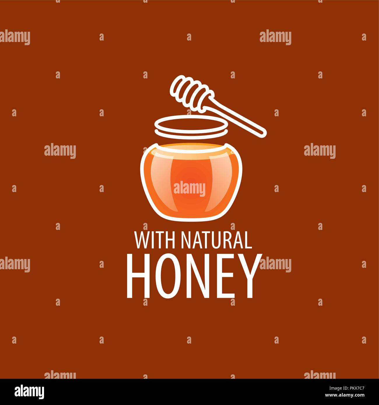 vector honey logo Stock Vector Image & Art - Alamy