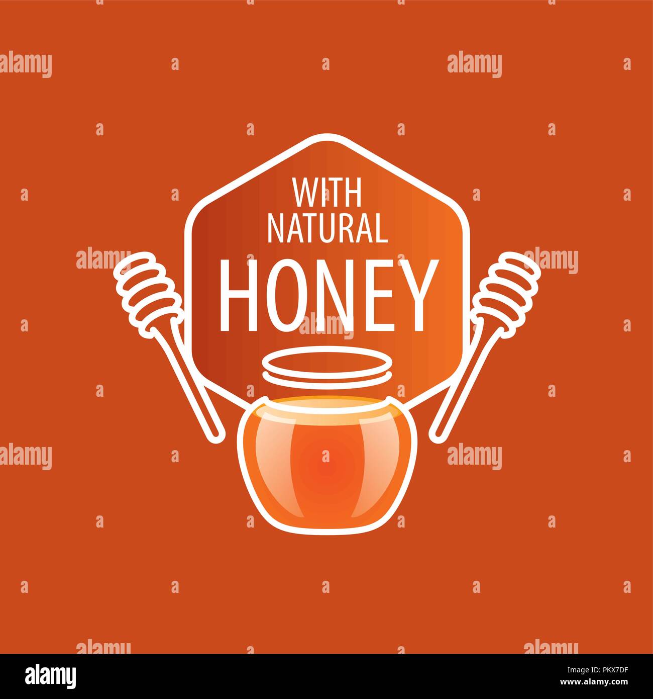 vector honey logo Stock Vector Image & Art - Alamy
