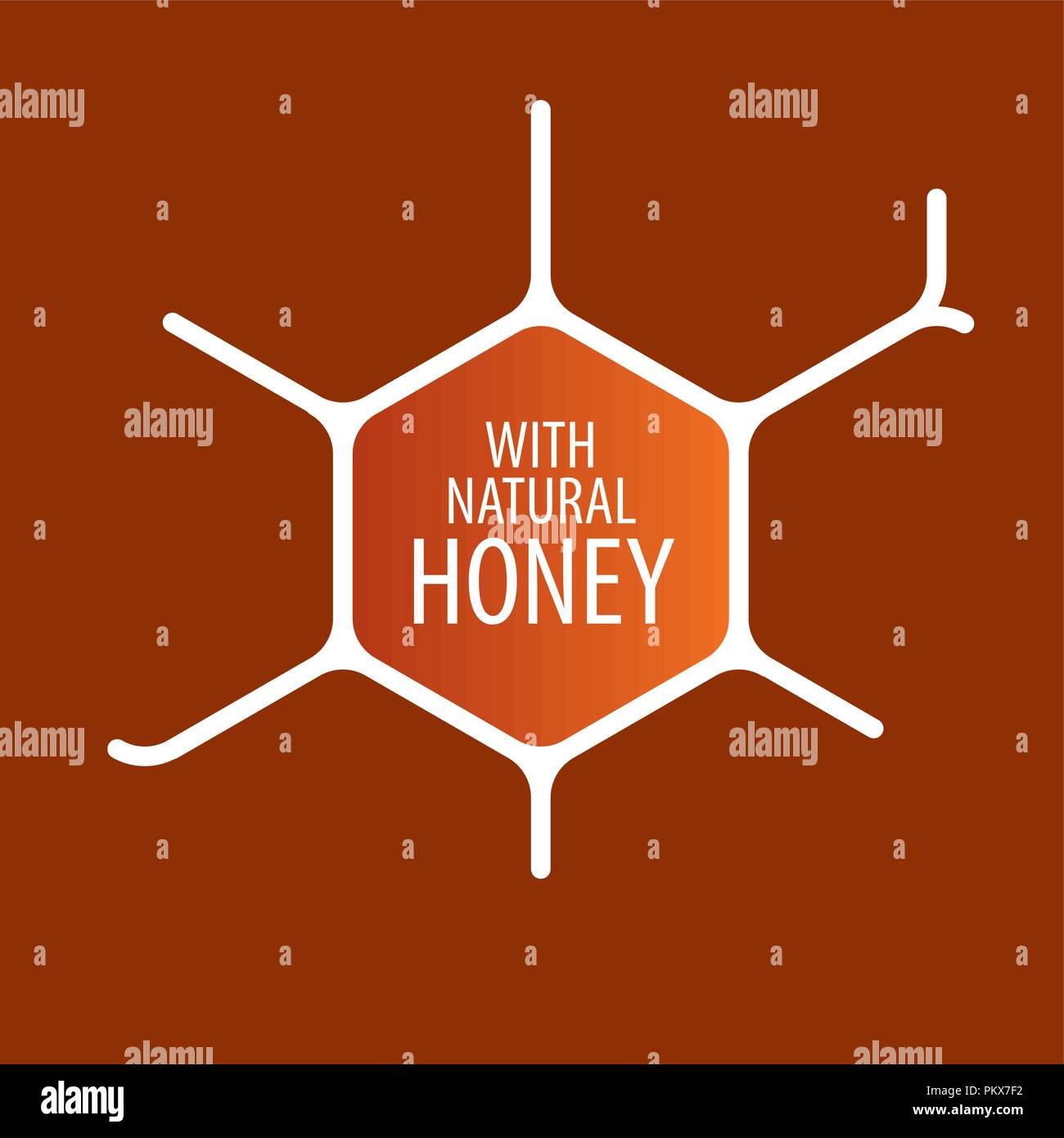 vector honey logo Stock Vector Image & Art - Alamy