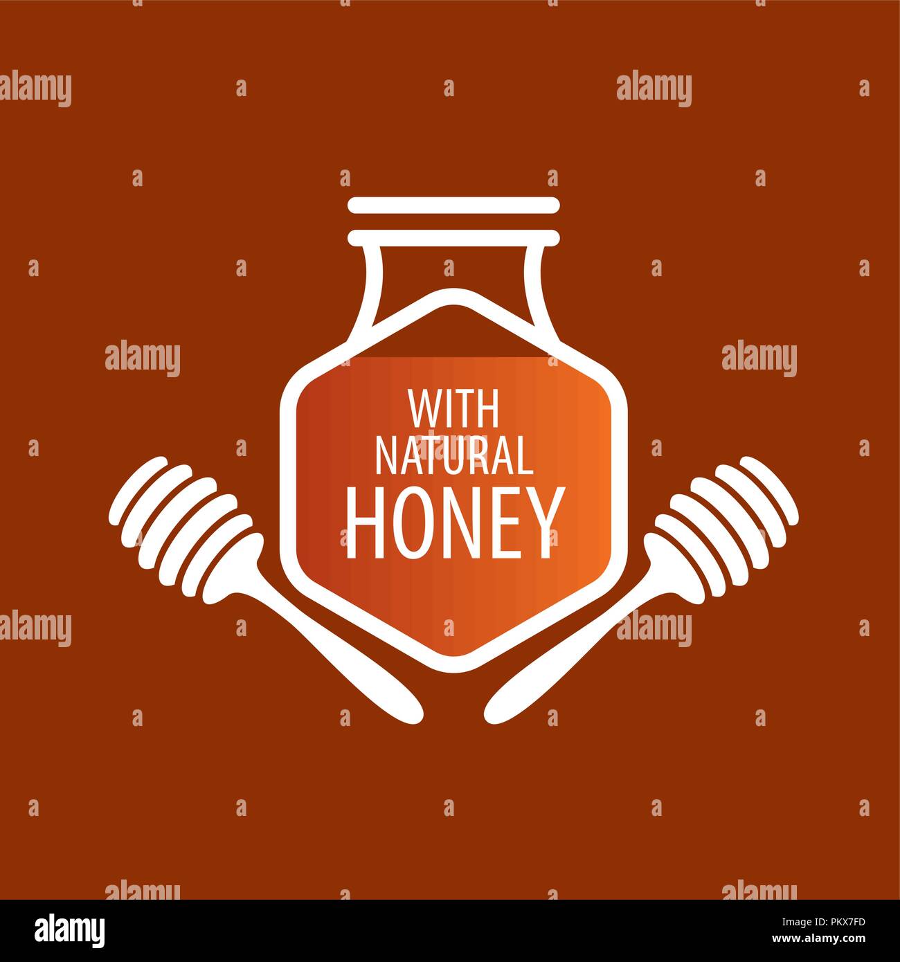 vector honey logo Stock Vector Image & Art - Alamy
