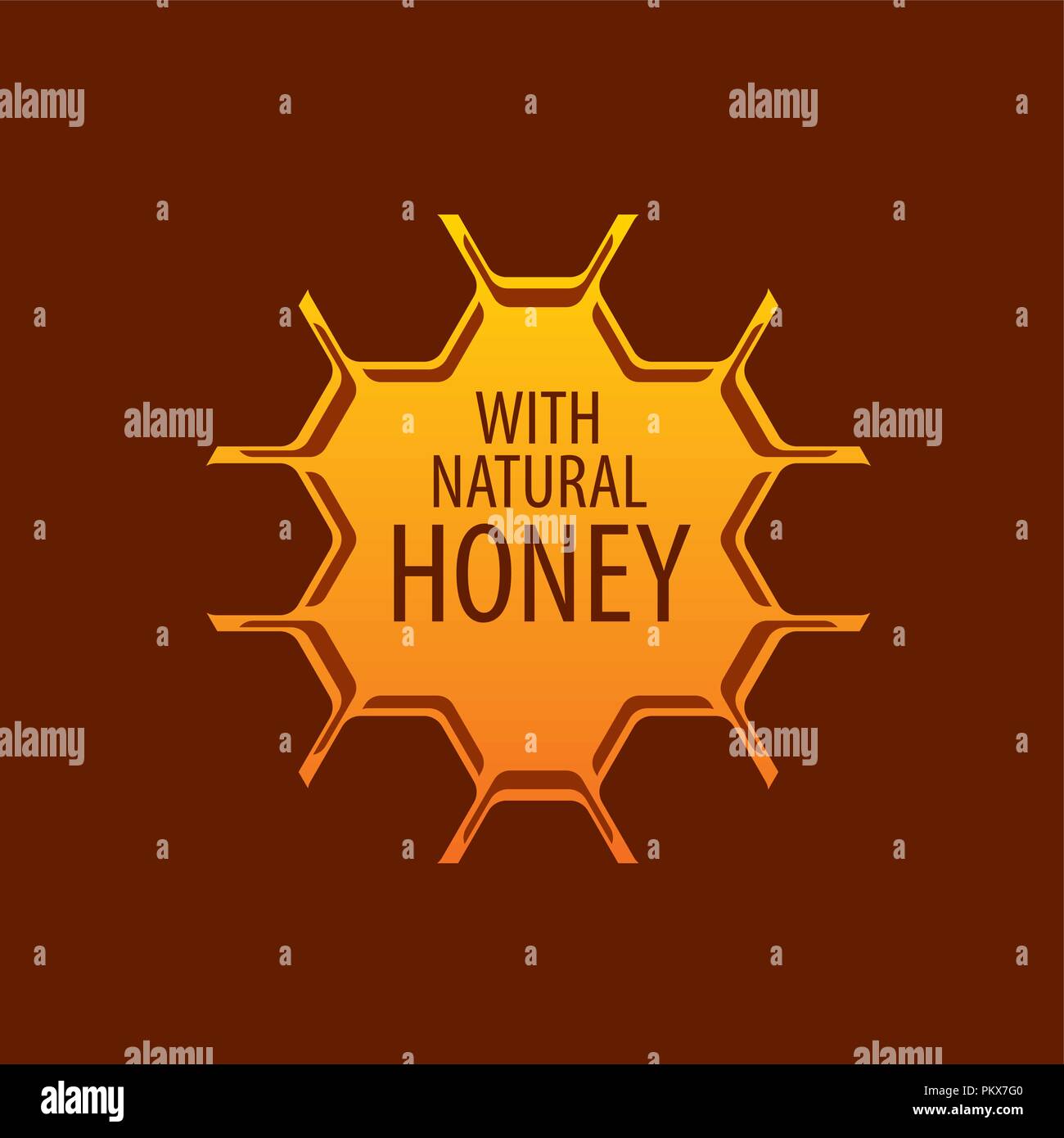 vector honey logo Stock Vector Image & Art - Alamy