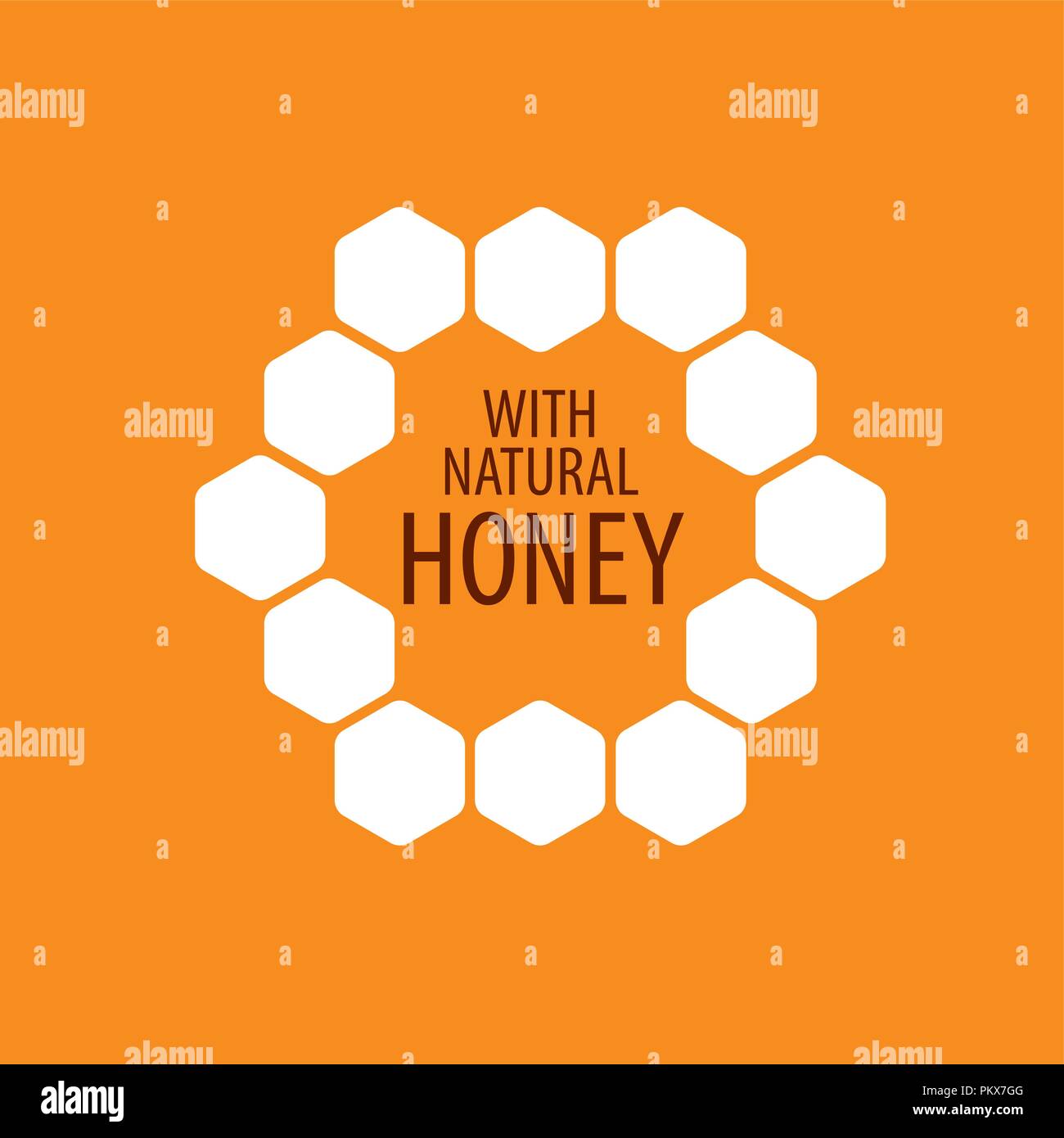vector honey logo Stock Vector Image & Art - Alamy