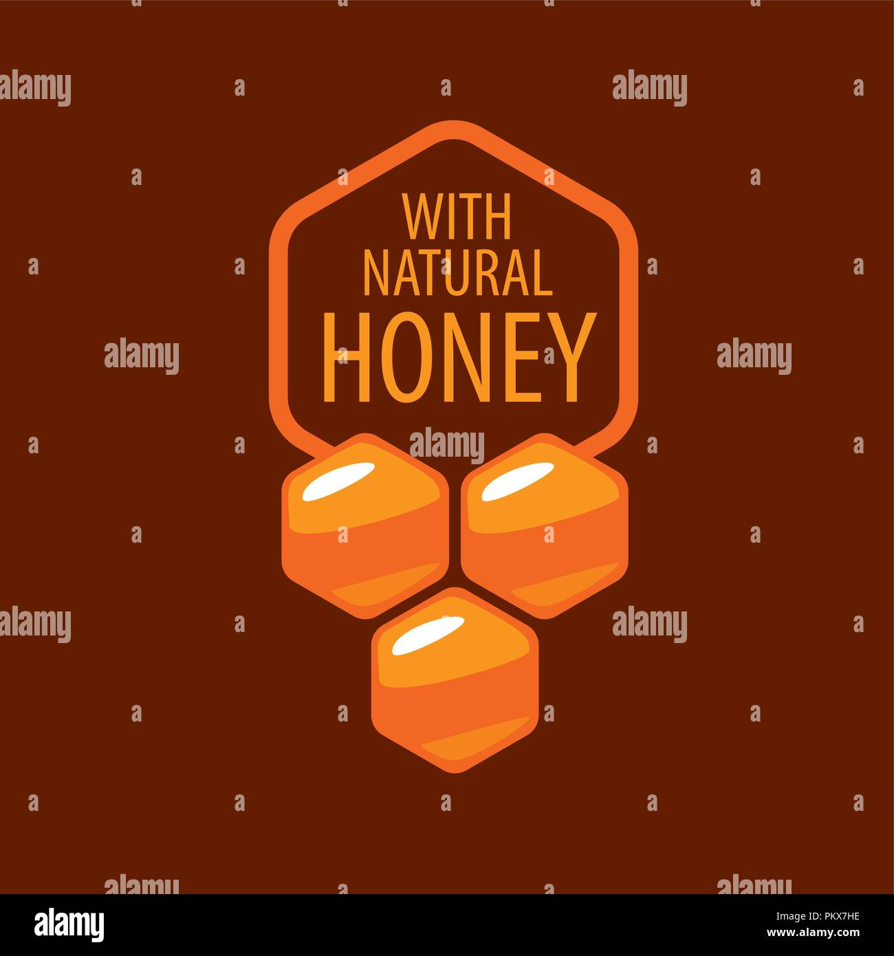 vector honey logo Stock Vector Image & Art - Alamy