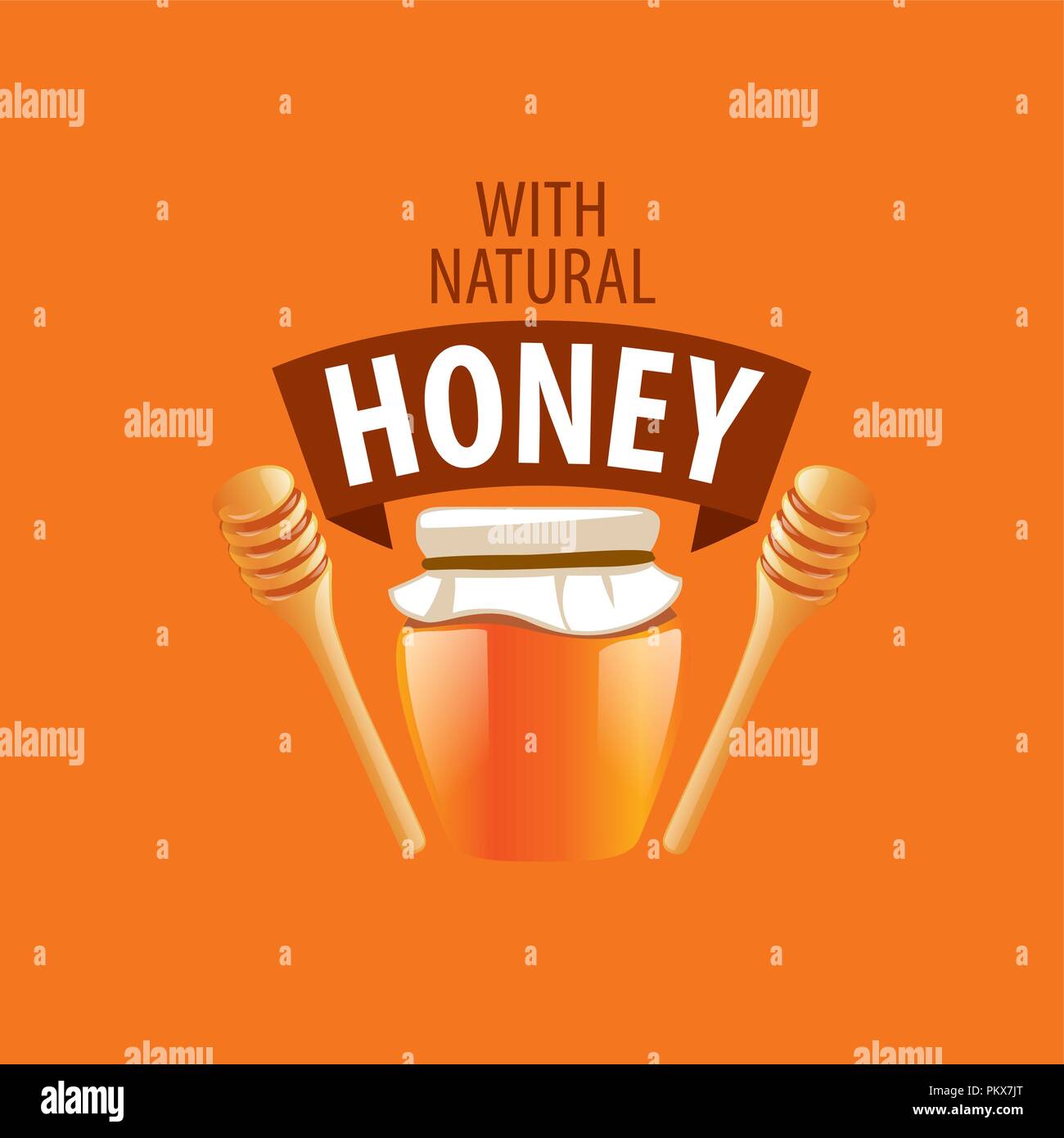 vector honey logo Stock Vector Image & Art - Alamy